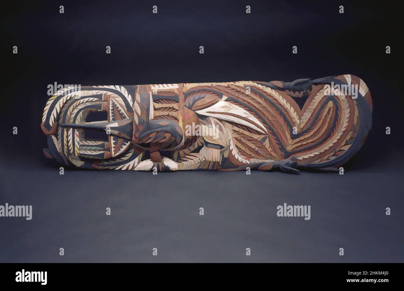 Art inspired by Memorial (malagan), New Ireland, late 19th to early ...