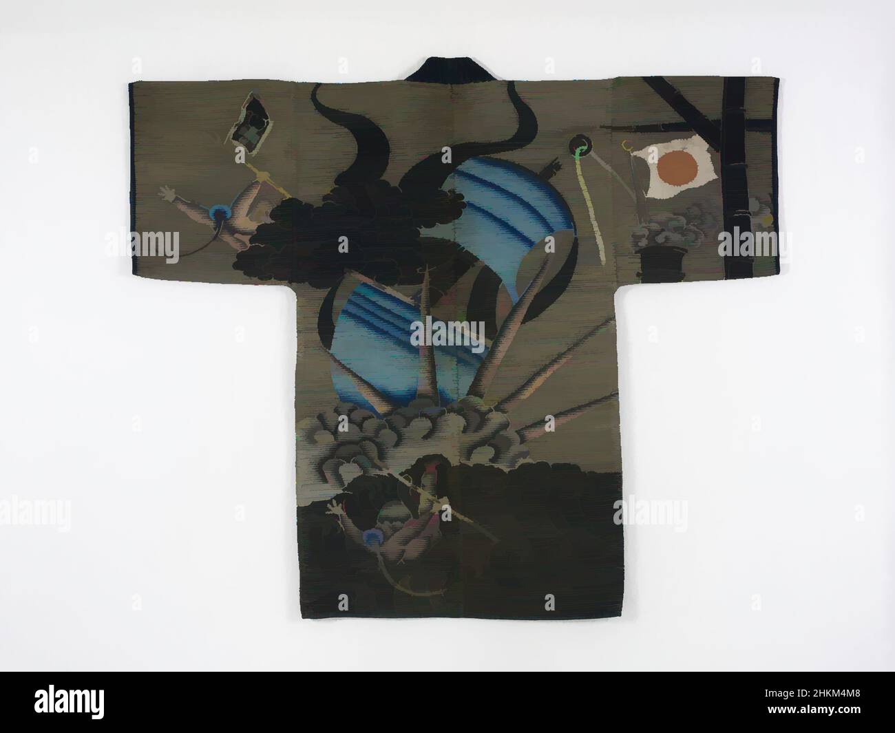 Art inspired by Fireman's Quilted Coat with Design of a Sino-Japanese ...