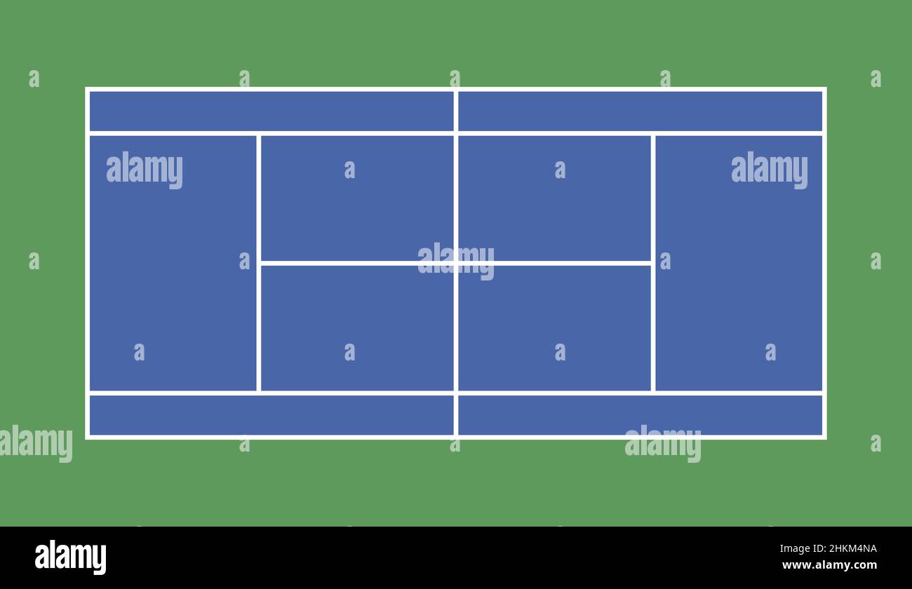 Tennis Court Diagram