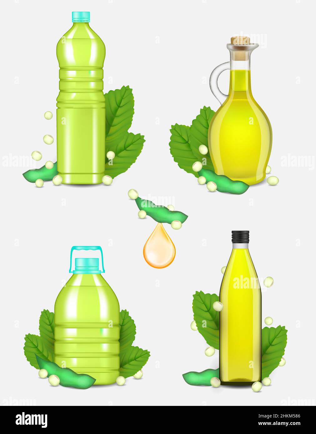 Soybean oil skin Stock Vector Images - Alamy