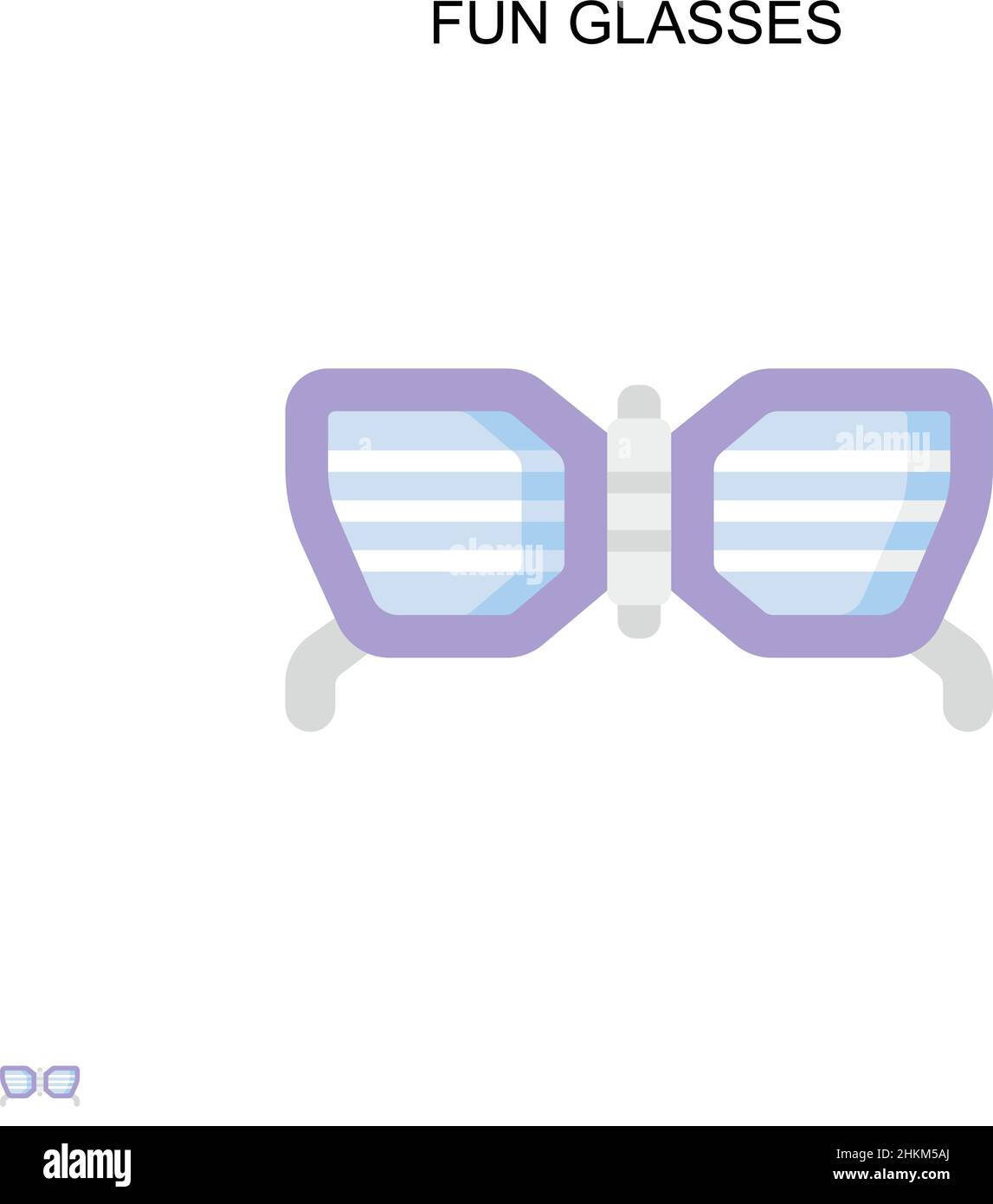 Funny glasses illustration hi-res stock photography and images - Alamy