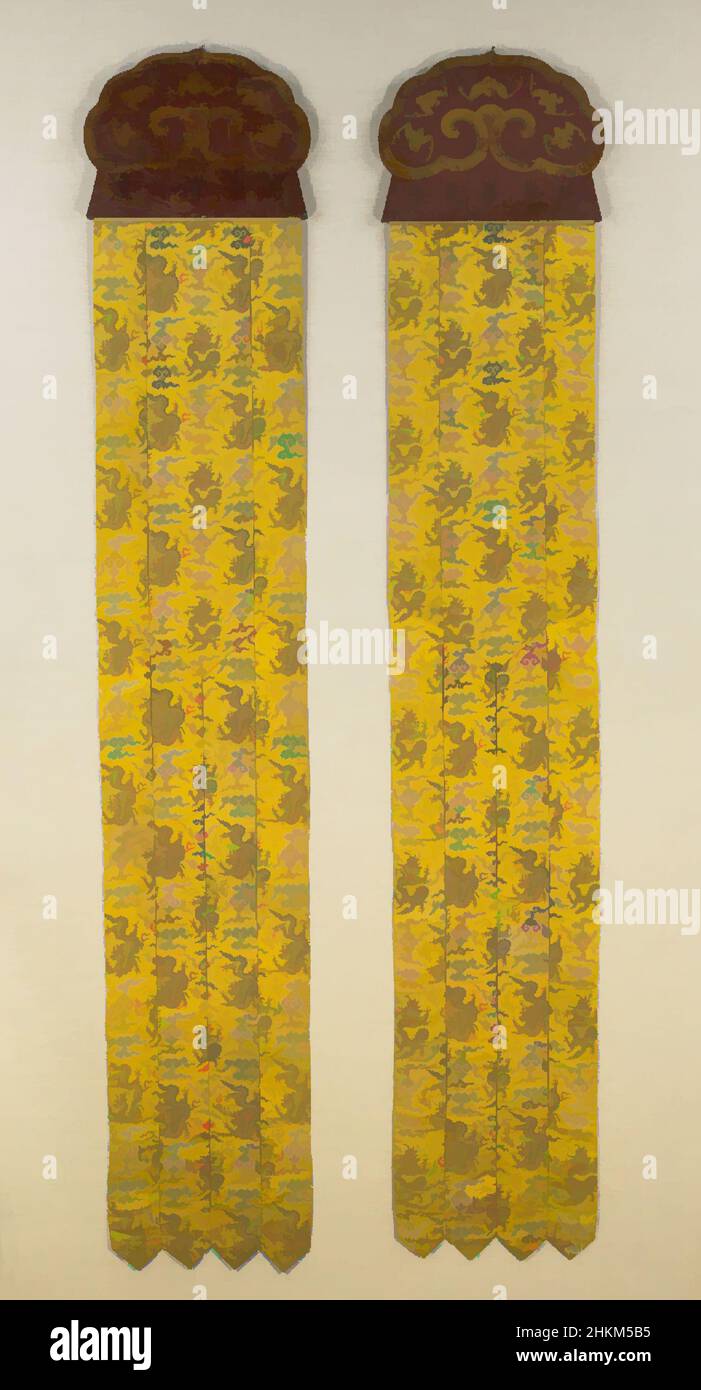 Art inspired by Pair of Temple Banners, Chinese, Qing dynasty, 1644 ...