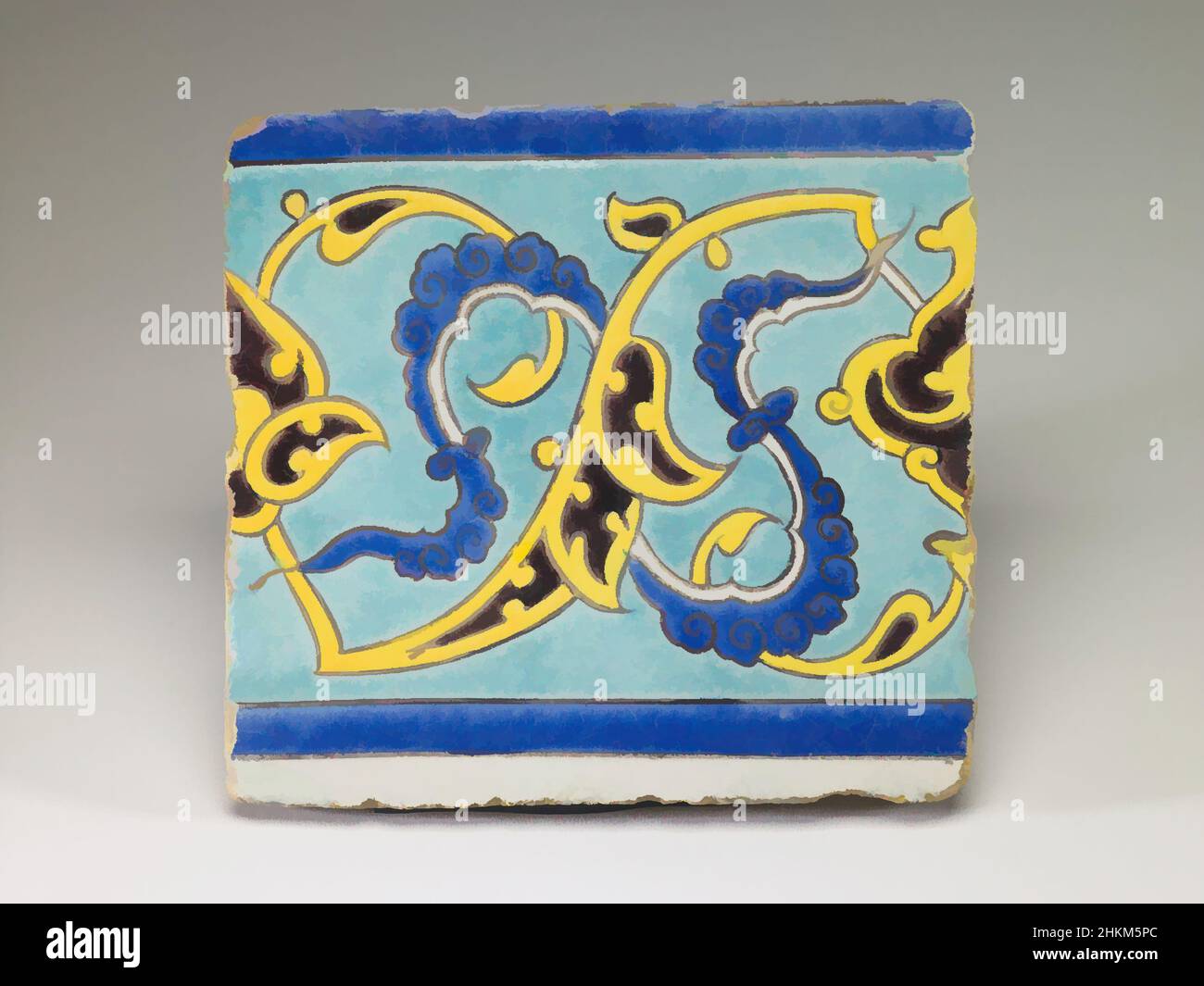 Art inspired by Tile, Persian, Safavid period, 1501-1722, late 16th to ...