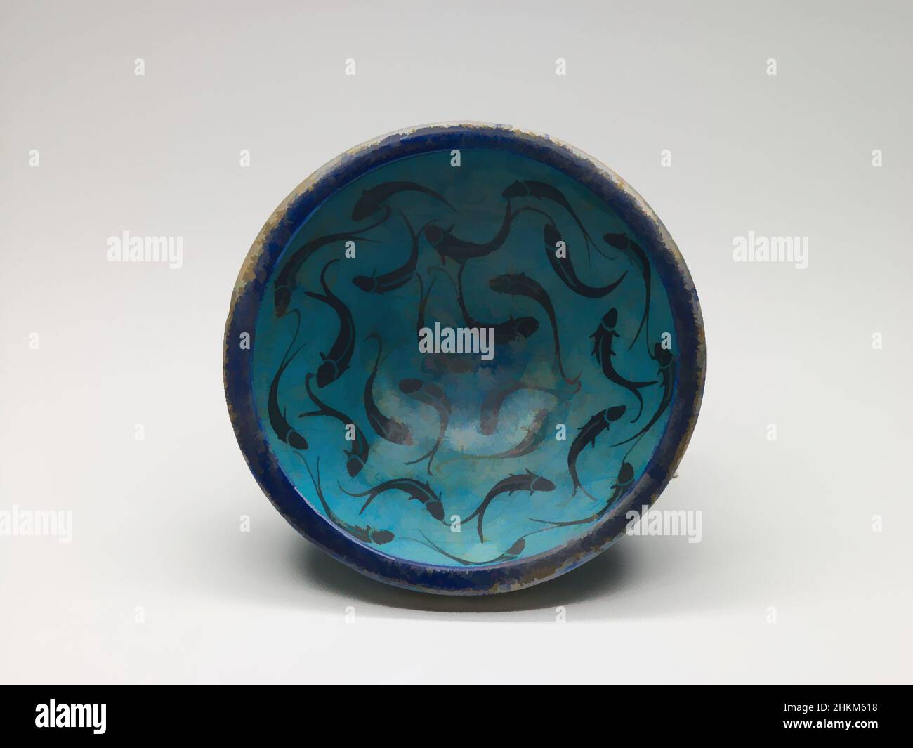 Art inspired by Bowl with Design of Fish, Persian, Seljuk period, 1038 ...