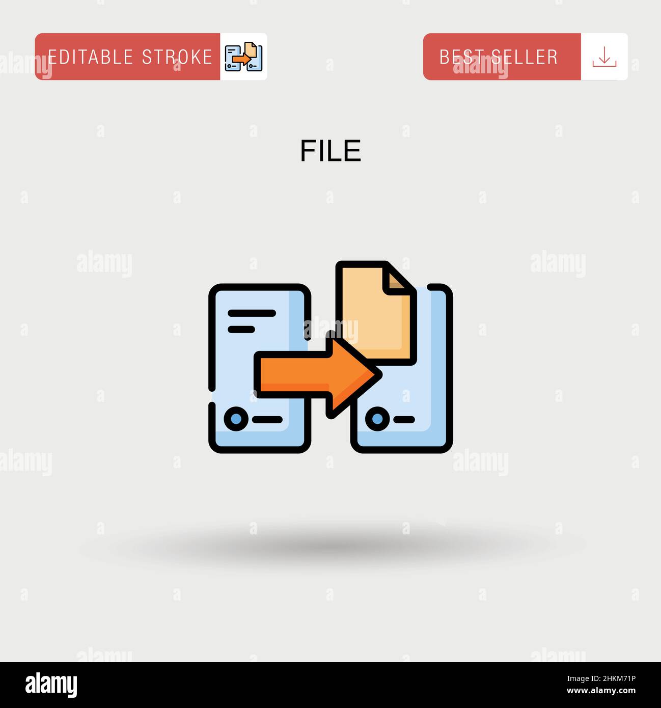 File Simple vector icon Stock Vector Image & Art - Alamy