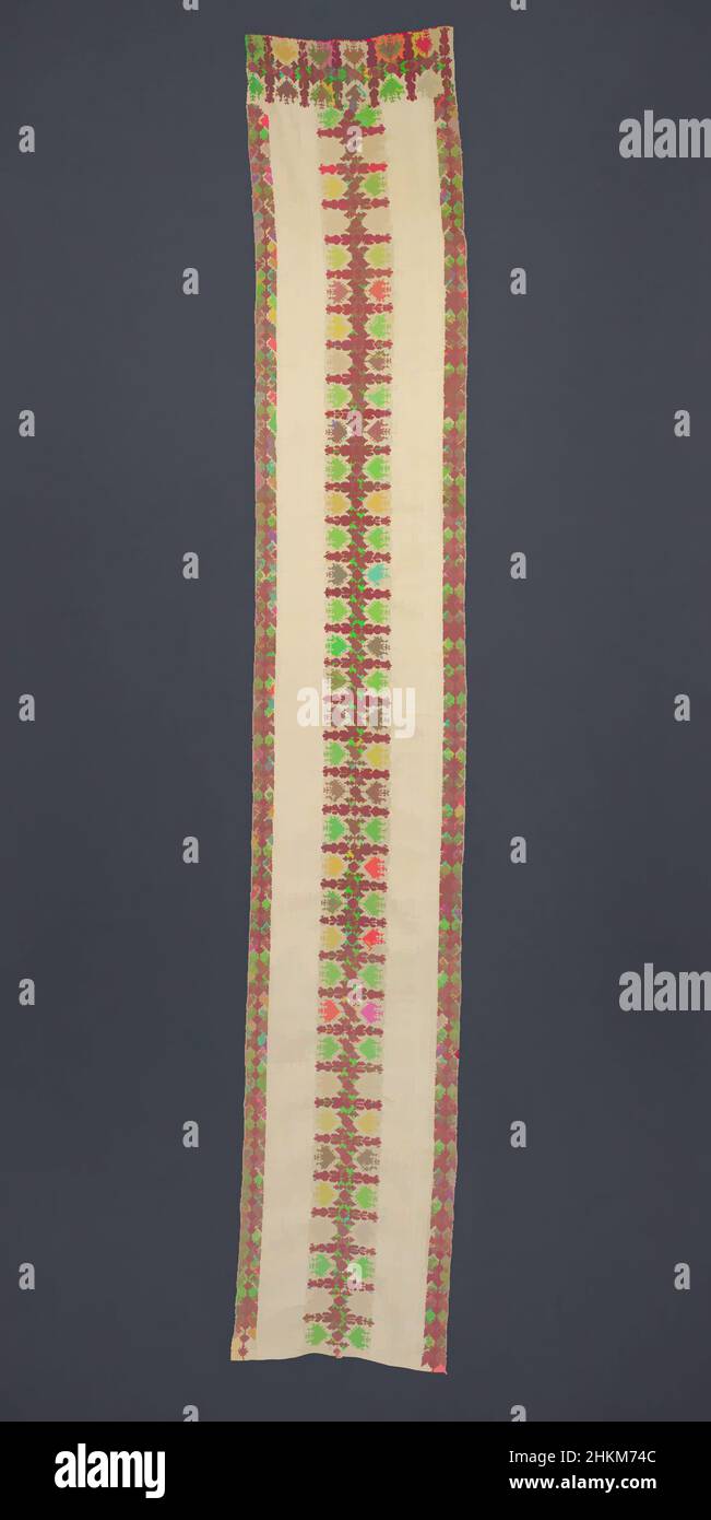 Art inspired by Bed Curtain Panel, Greek (modern), 17th century, Silk ...