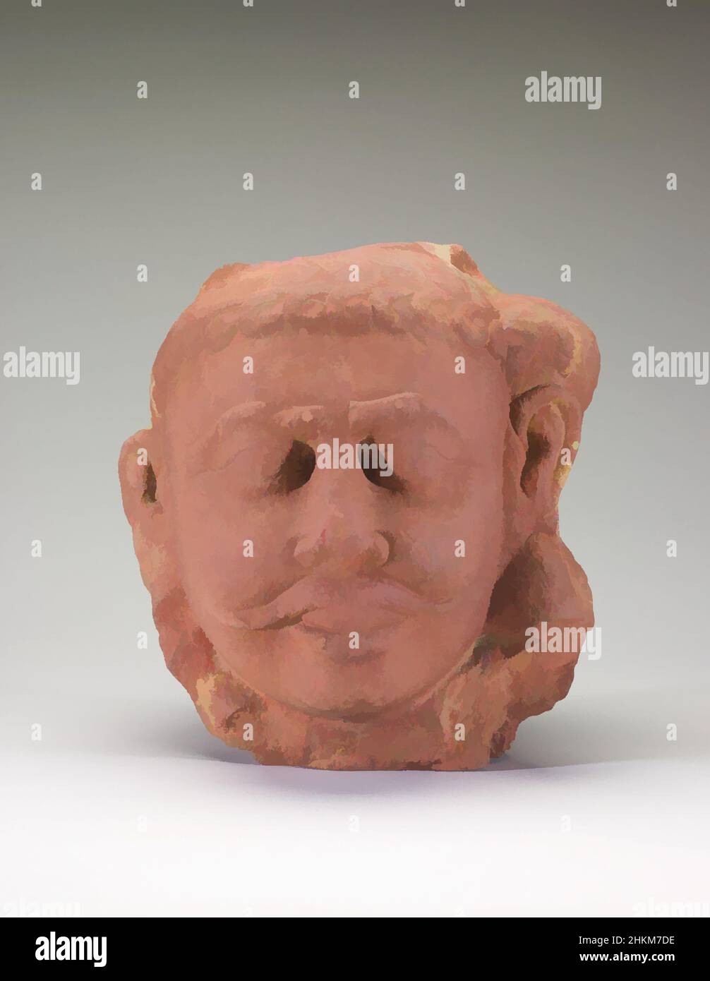 Art inspired by Head of a Male Figure, Mathura, 1st-3rd century, Indian ...