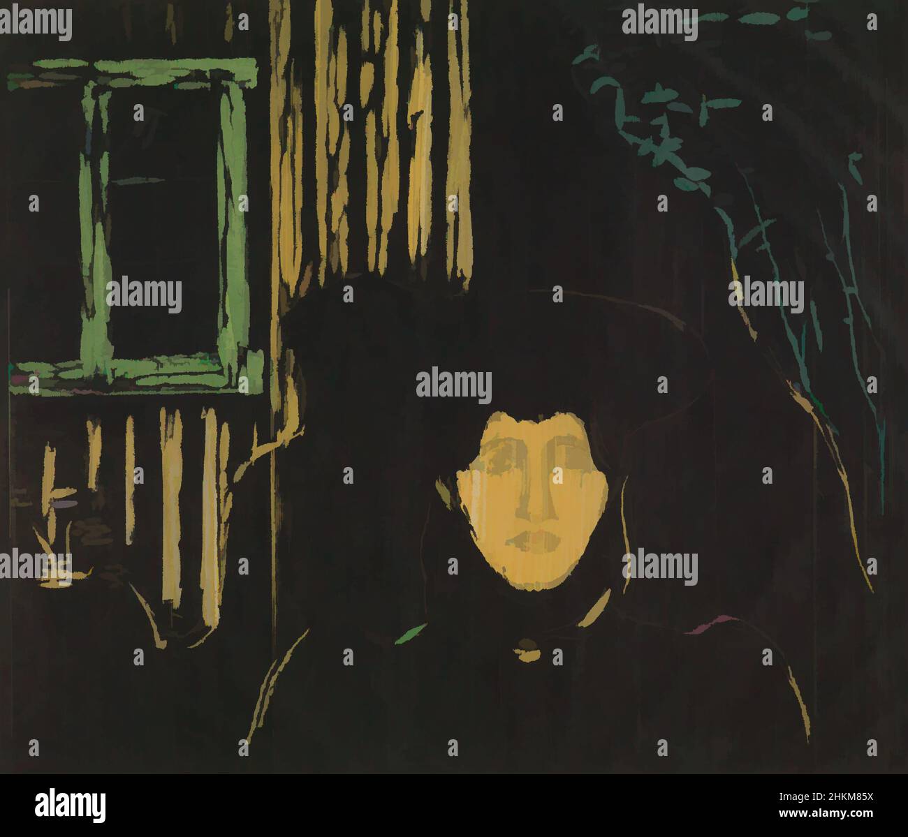 Art inspired by Moonlight, Edvard Munch, Norwegian, 1863-1944, 1896 ...