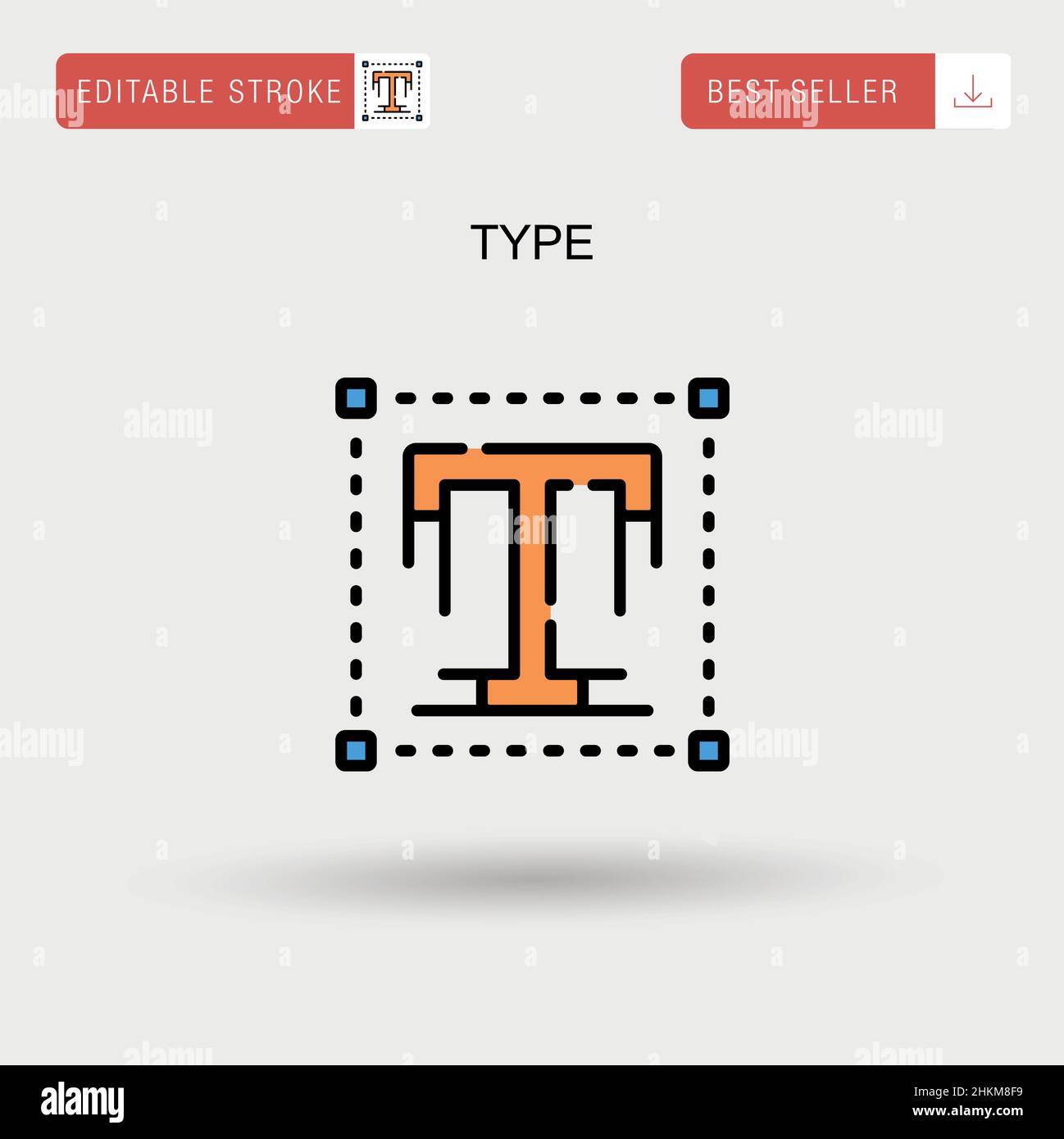 Type icon hi-res stock photography and images - Alamy