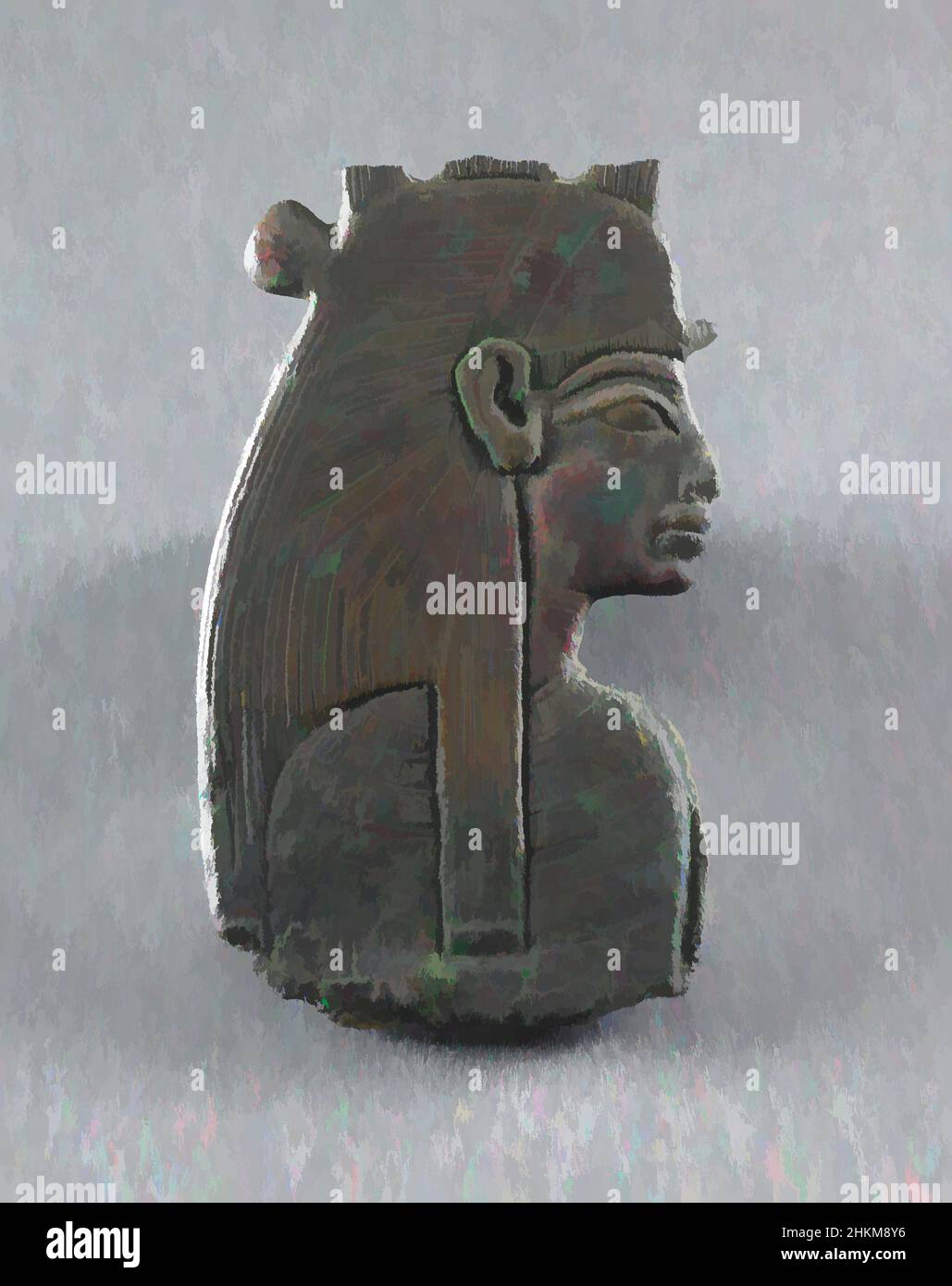 Art inspired by Necklace Counterweight (menat), Egyptian, Dynasty 18 ...