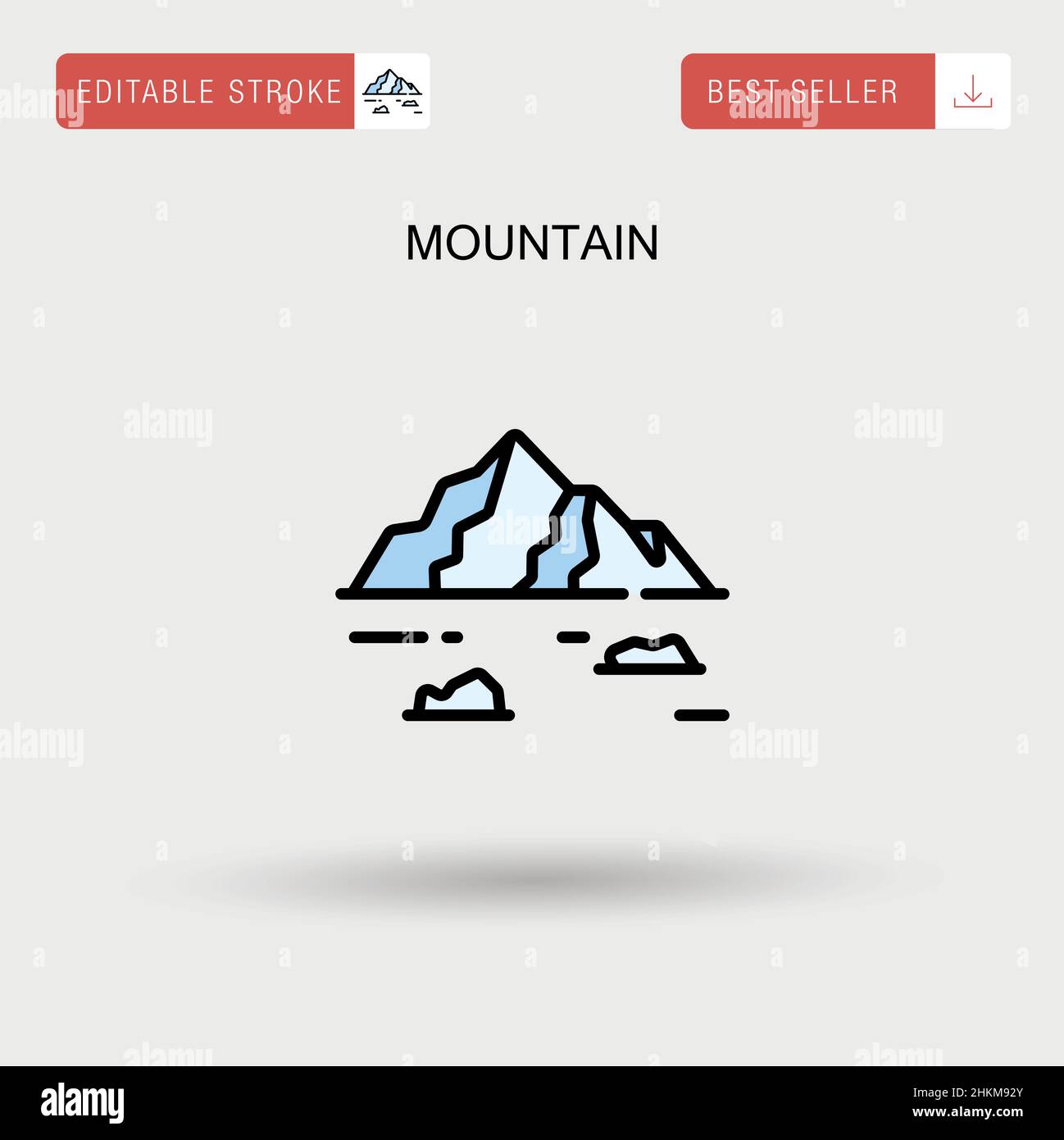 Field and mountain range Stock Vector Images - Alamy