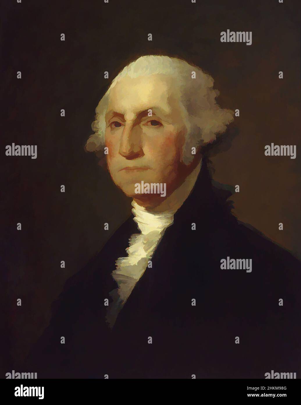 Art inspired by George Washington, Gilbert Stuart, American, 1755-1828 ...
