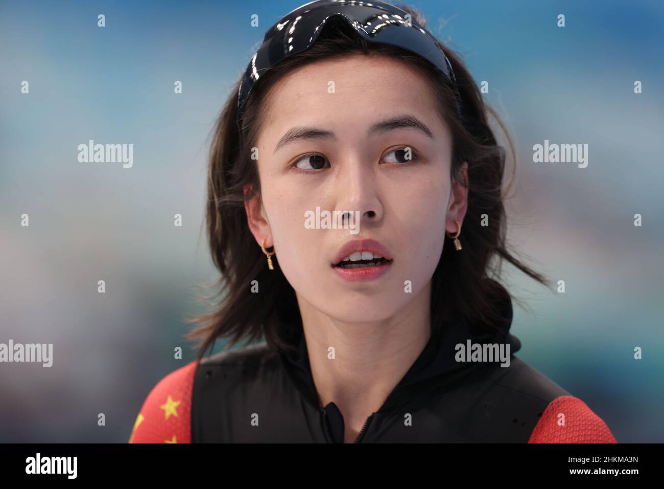 Beijing, China. 5th Feb, 2022. Adake Ahenaer of China prepares to ...