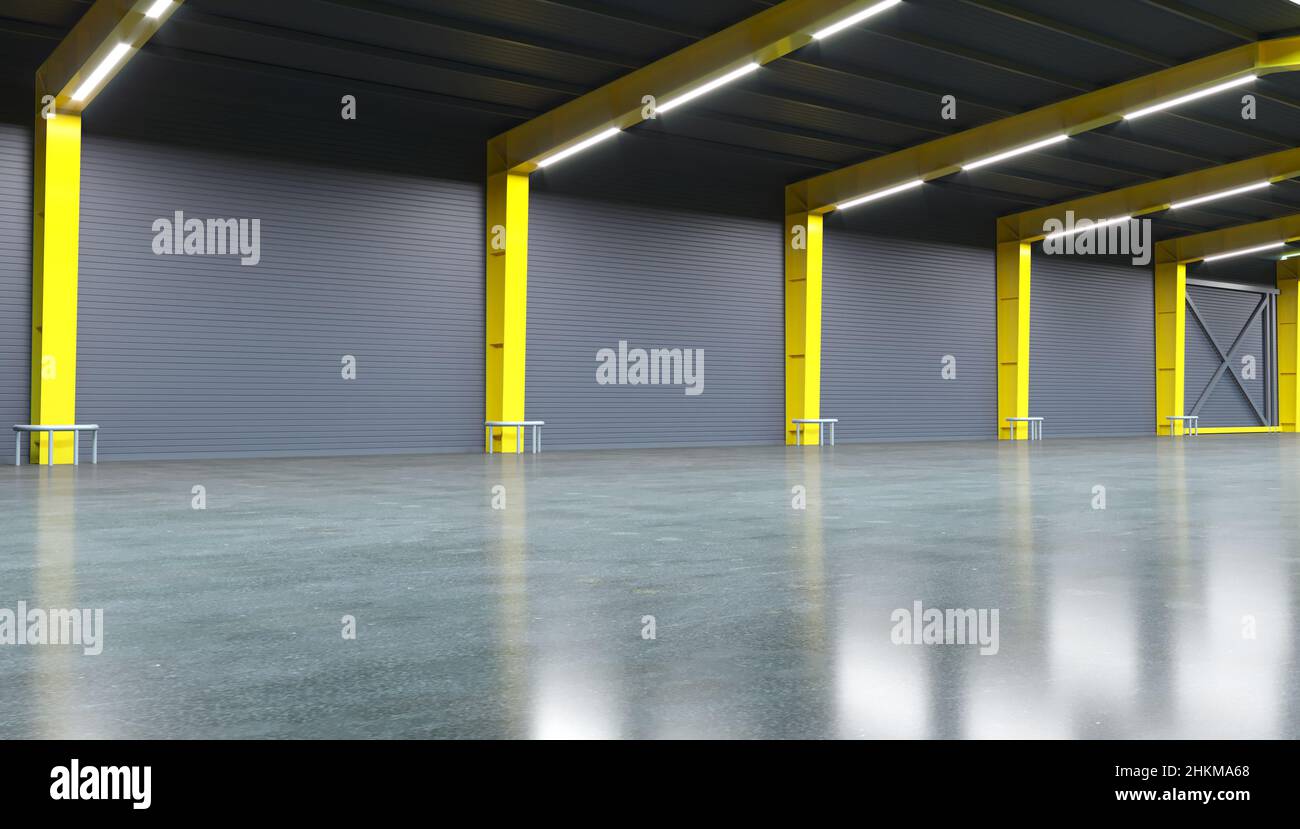 Logistic warehouse gates hi-res stock photography and images - Alamy