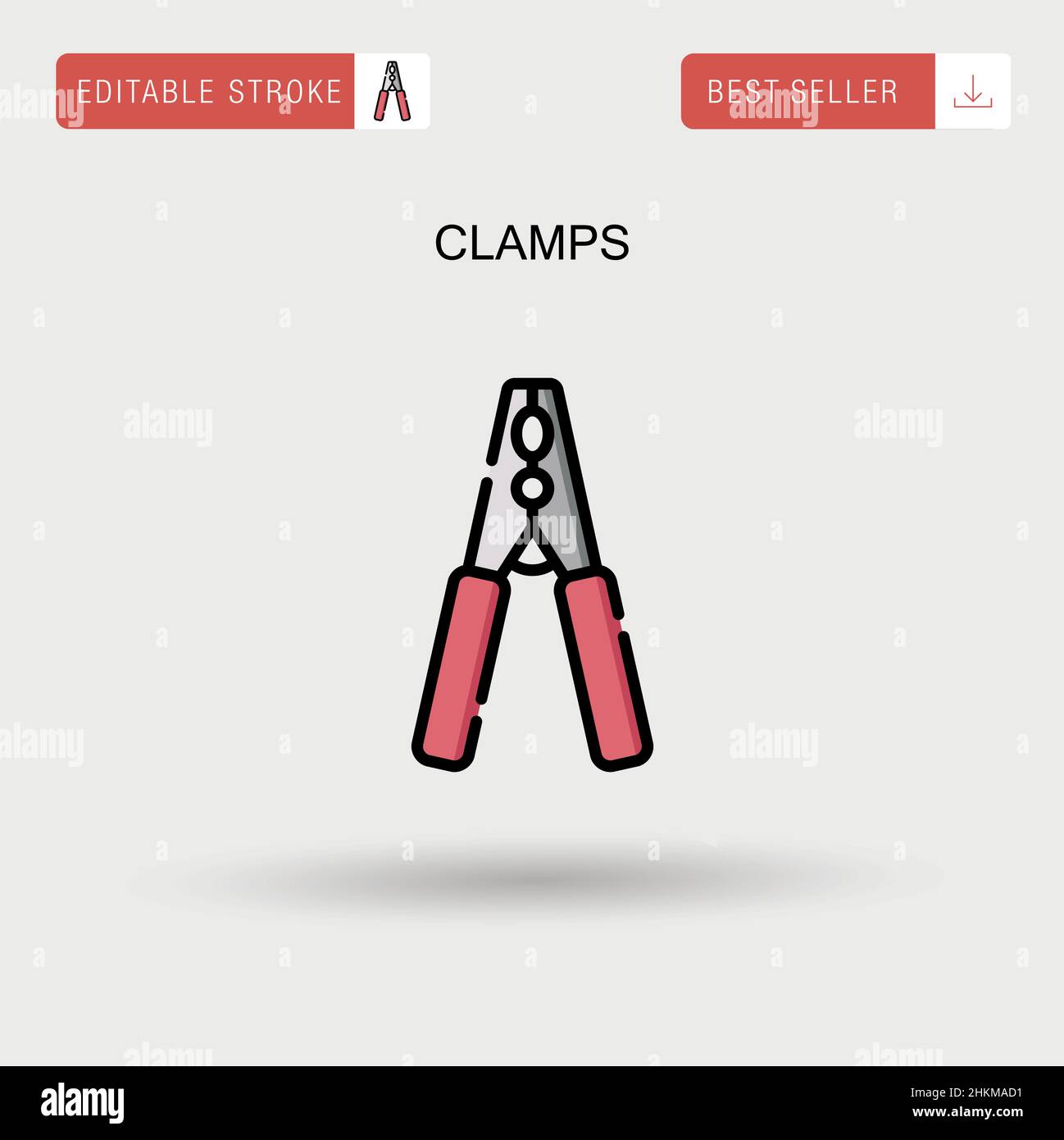 Metal hose clamps Stock Vector Images - Alamy