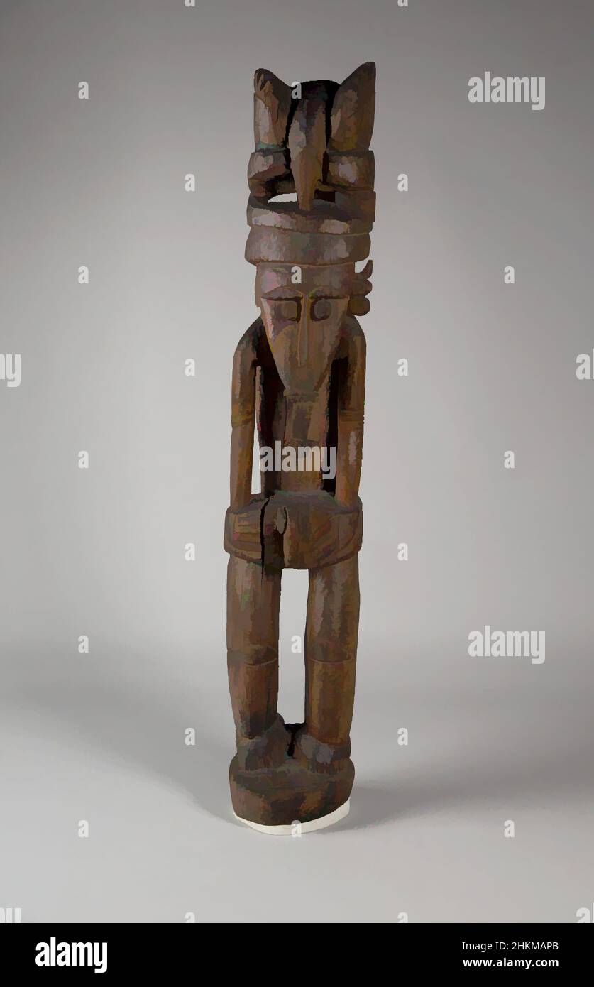 Art inspired by Male Figure (telum), Astrolabe Bay, Madang province ...