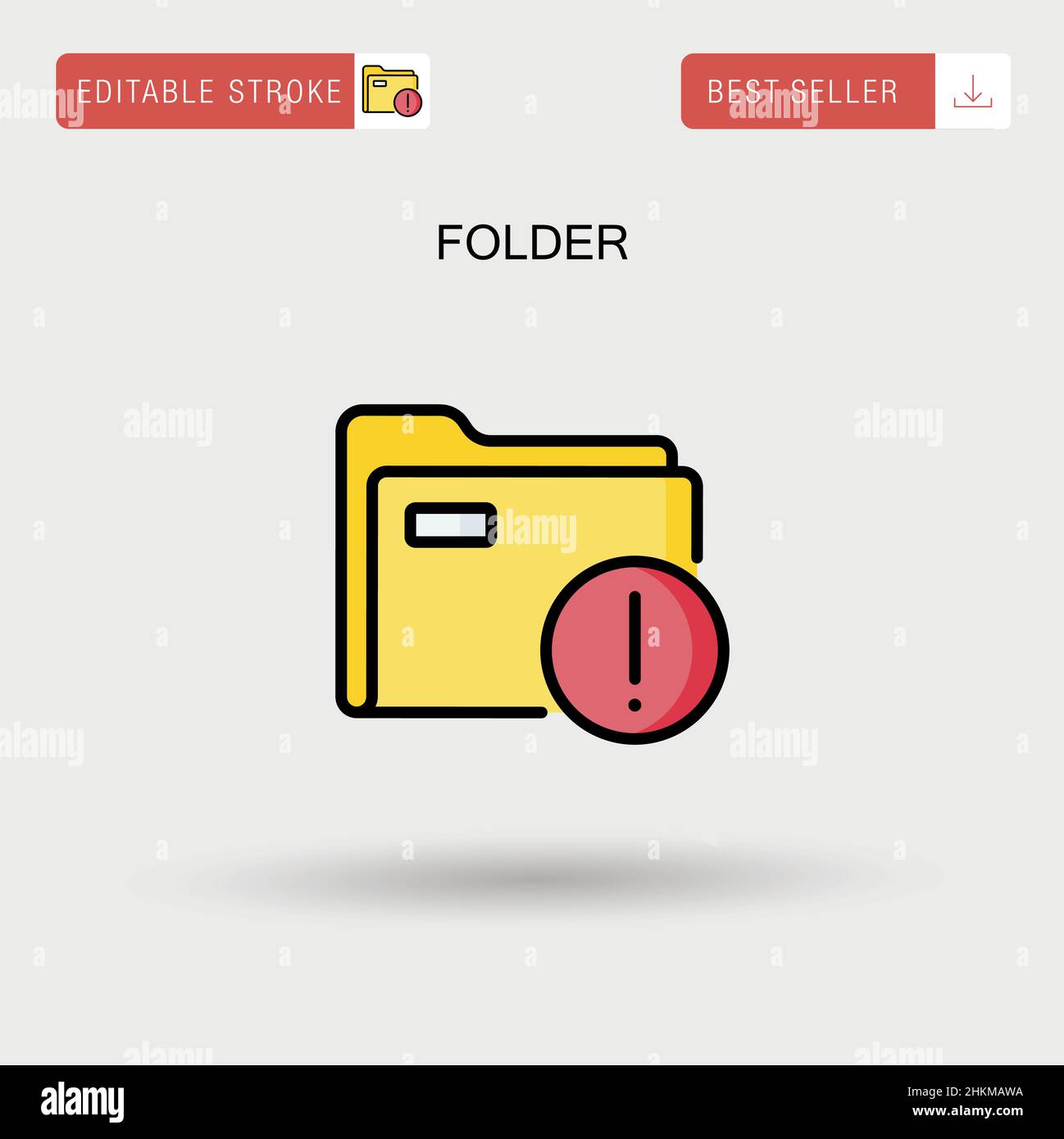 Folder Simple vector icon Stock Vector Image & Art - Alamy