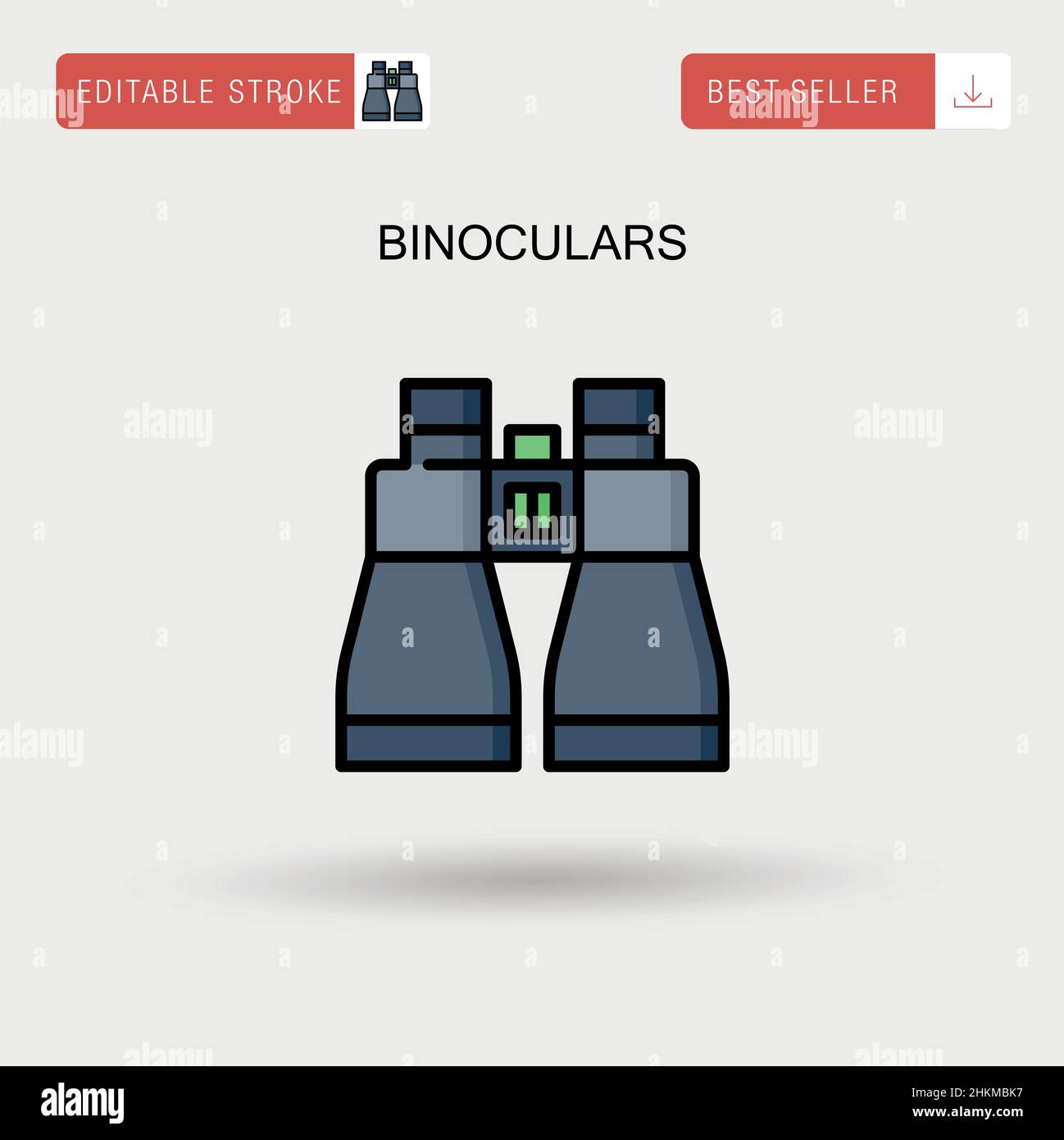 Binoculars sign view hi-res stock photography and images - Alamy