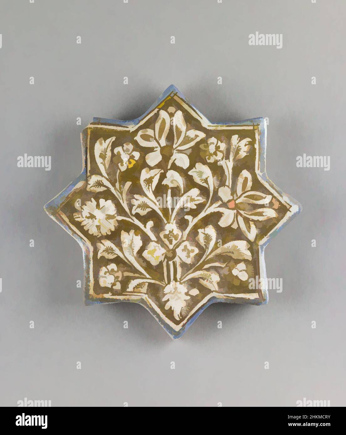 Art inspired by Wall Tile, Persian, Ilkhanid period, 1256-1353, late ...