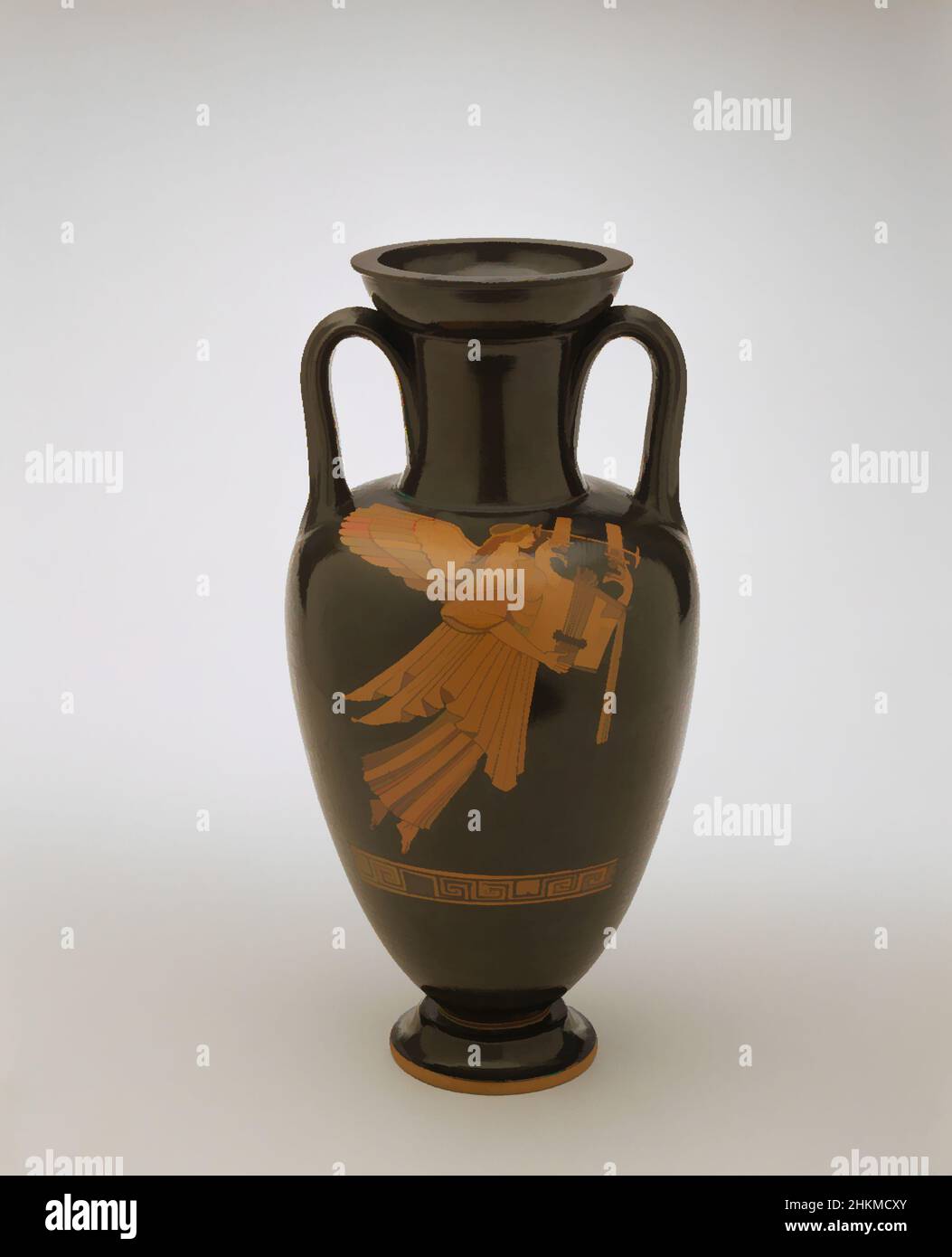 Art inspired by Amphora with Nike and Youth, attributed to the Berlin ...