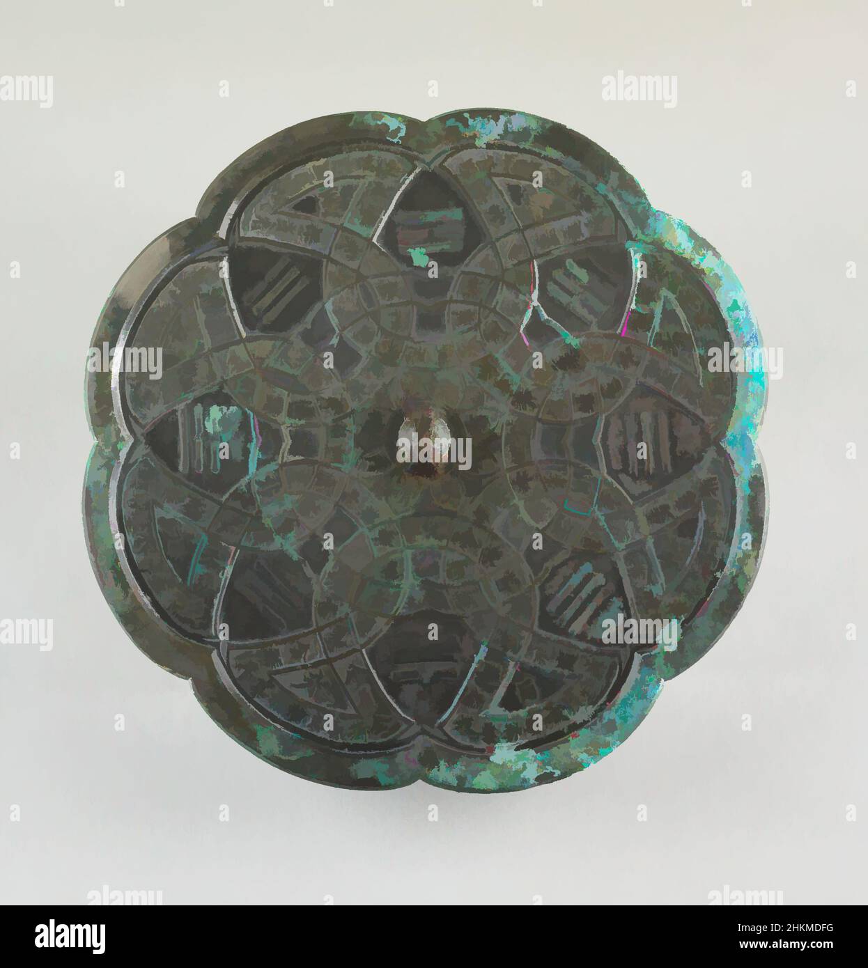 Art inspired by Eight-Lobed Mirror with Design of the Eight Trigrams ...