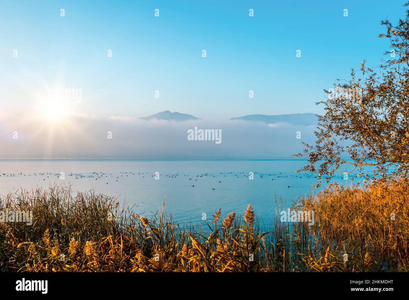 Spectacular view of Lake Sapanca in Turkey. Lake Sapanca is a fresh ...