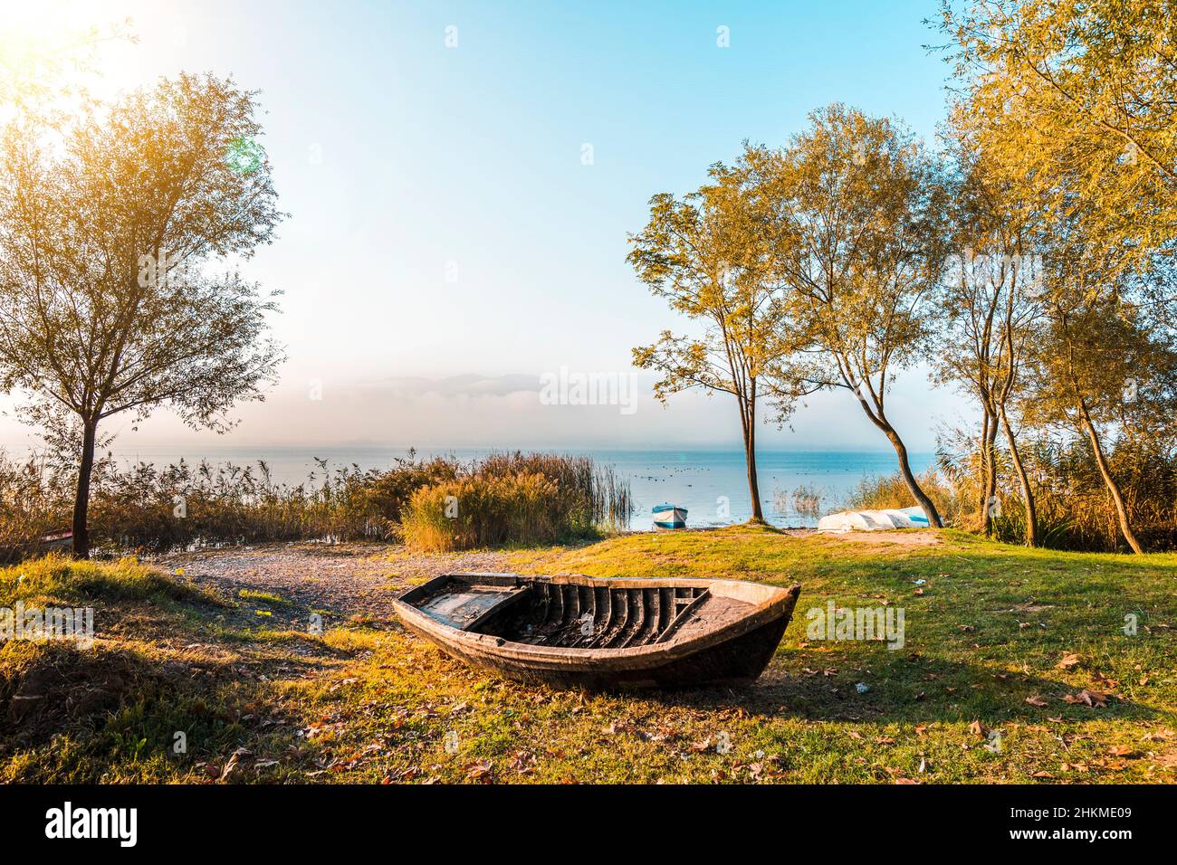 Spectacular view of Lake Sapanca in Turkey. Lake Sapanca is a fresh ...