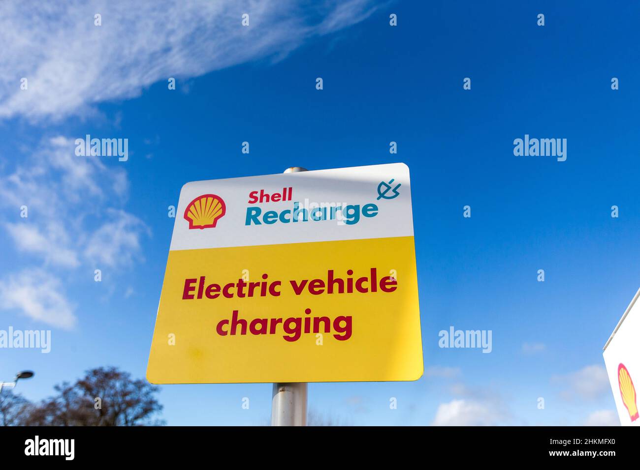 A Shell Recharge - Allego Charging Station for electric powered ...