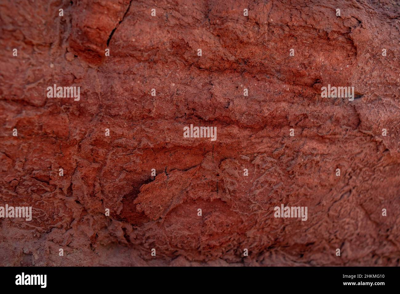 View of red desert rocks in Timna natural park in Negev, Eilat, Israel ...