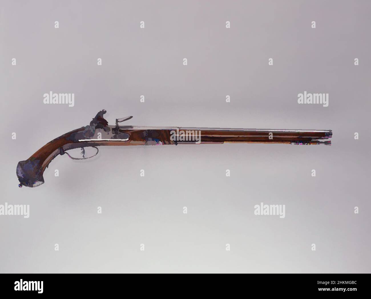 Art inspired by Flintlock Pistol, lock by Giovanni Valetti Borgognone ...