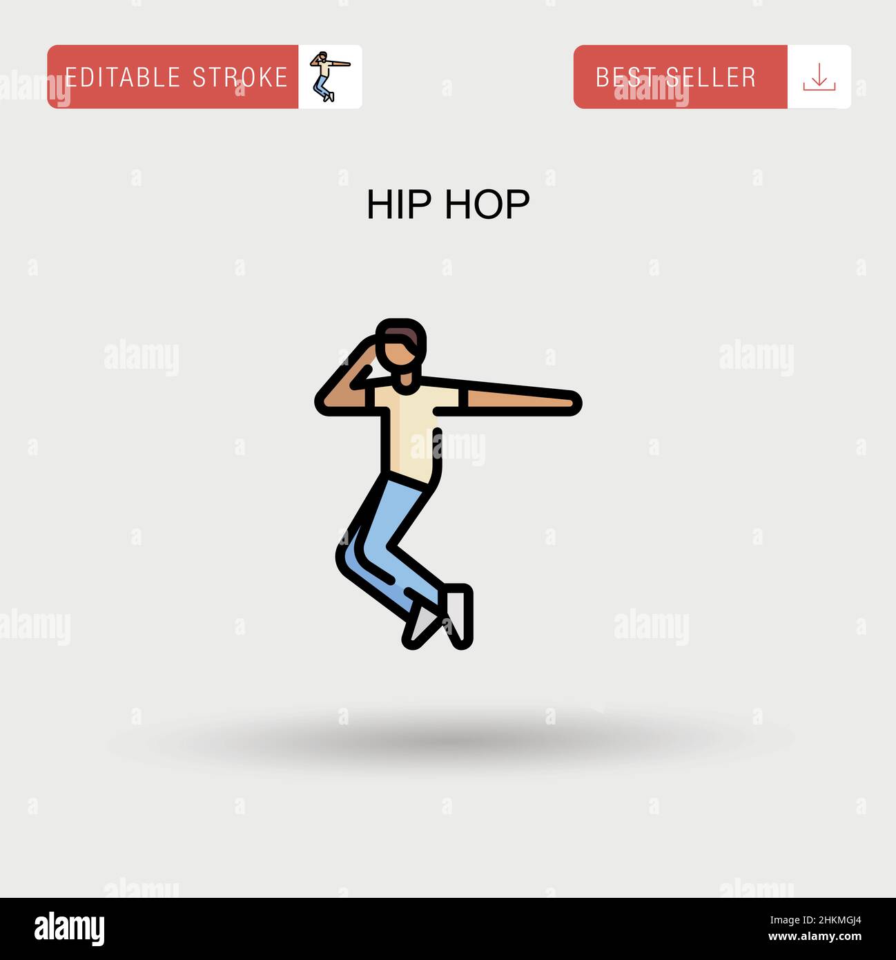 Hip Hop Dancing Stick Figure