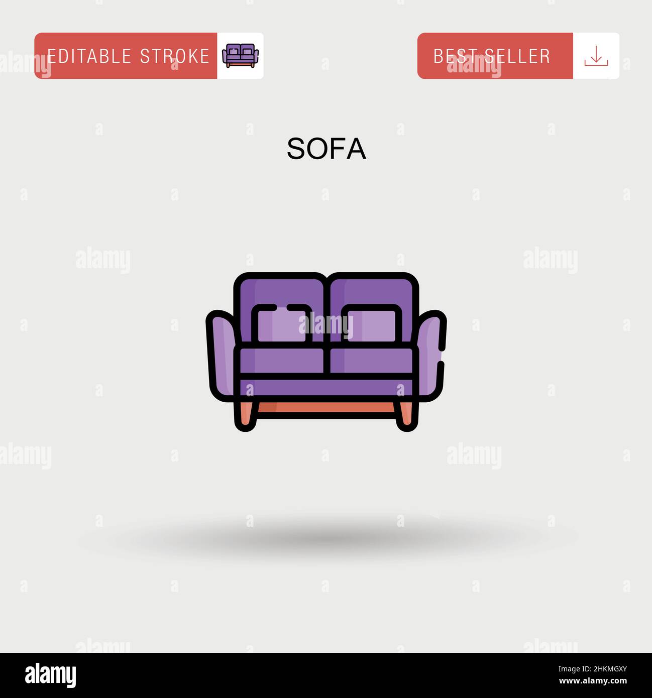 Sofa interior Stock Vector Images - Alamy