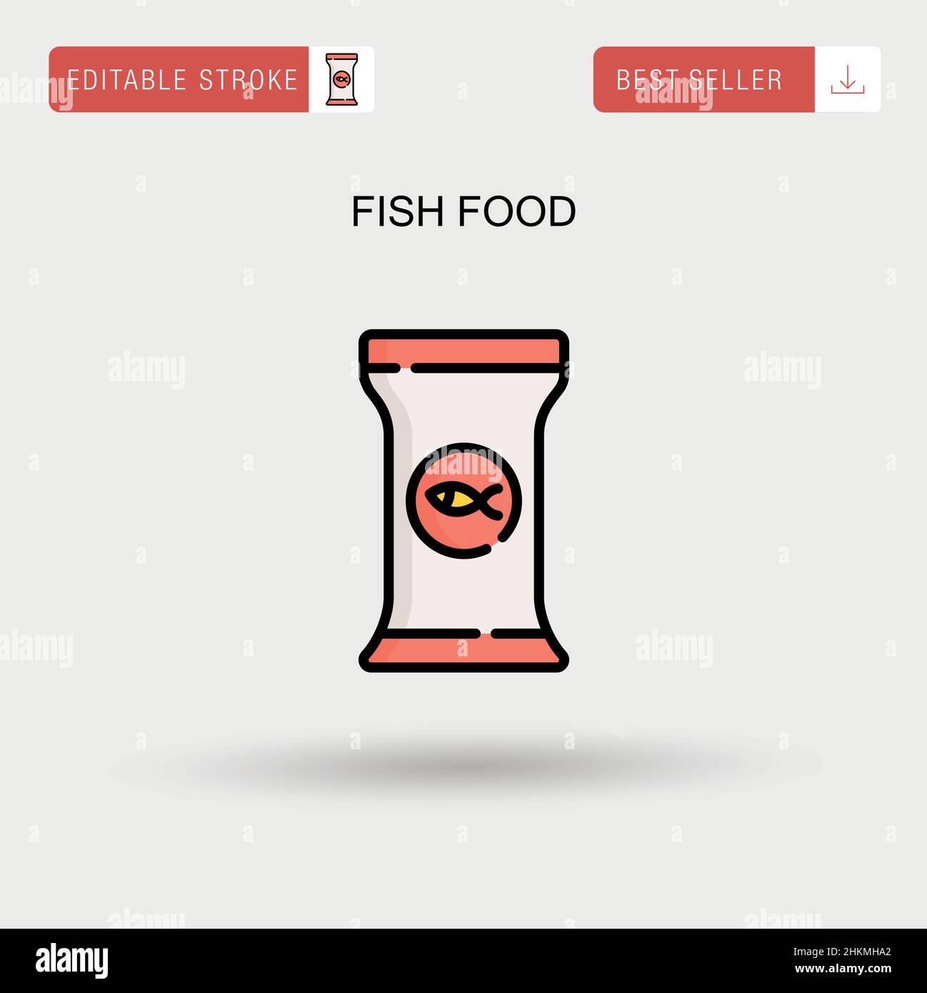 Dish fish sea food Stock Vector Images - Alamy