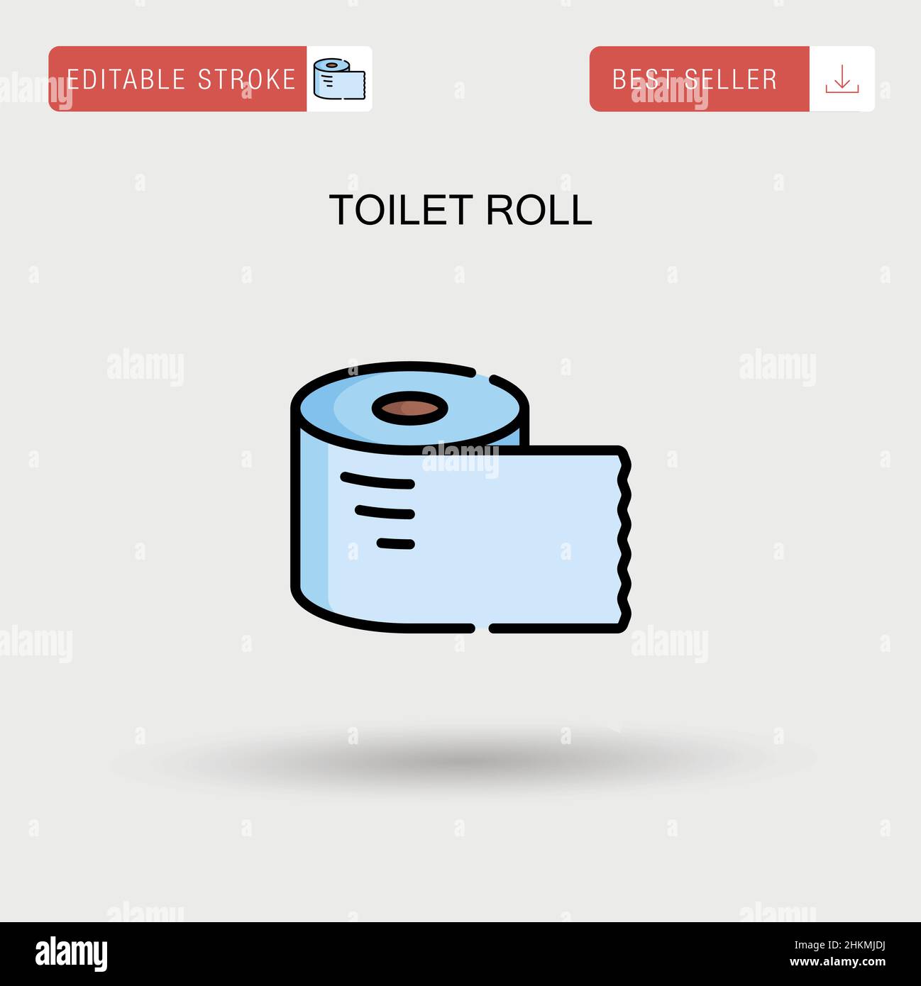 Toilet tissue Stock Vector Images - Alamy