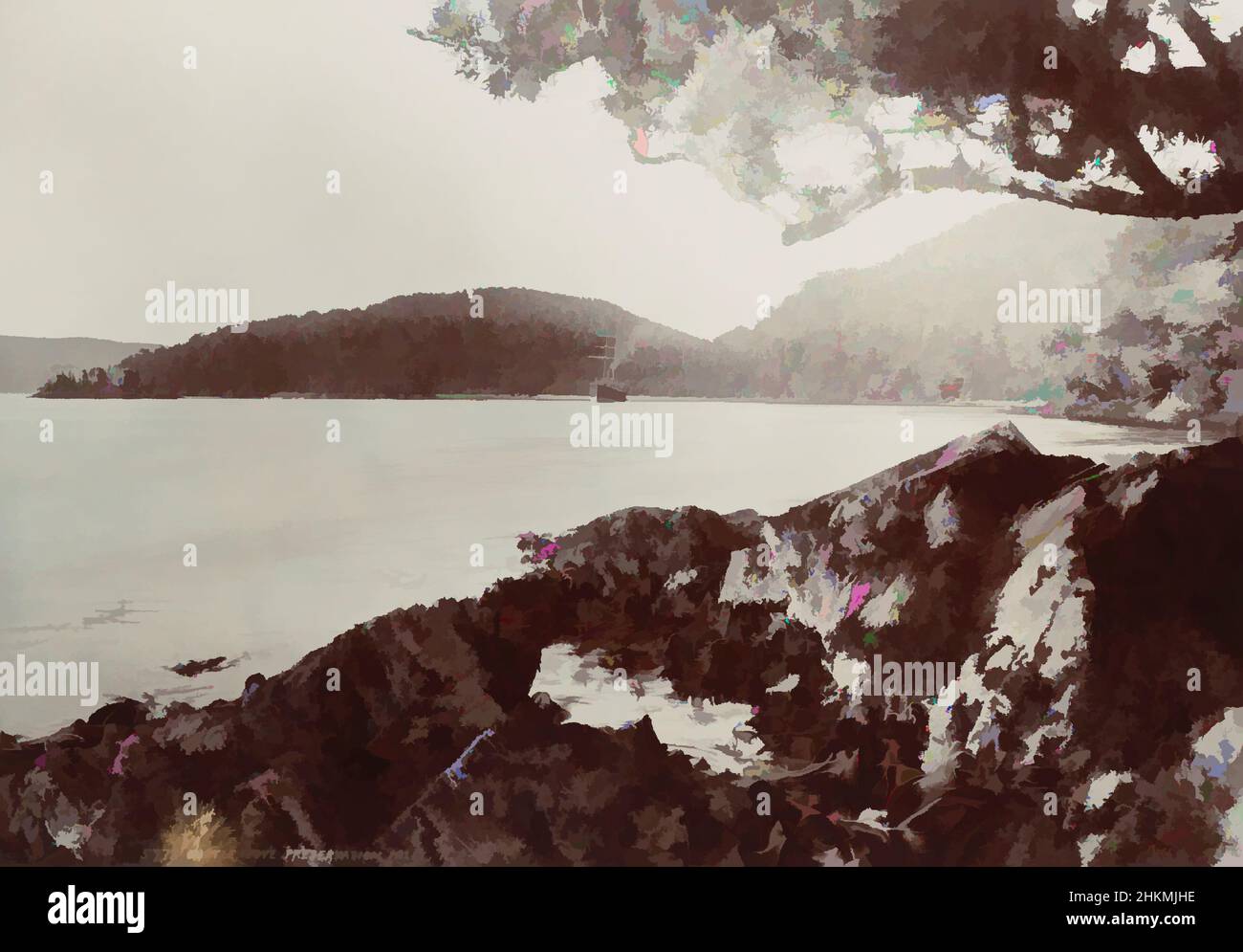 Art inspired by Cuttle Cove, Preservation Inlet, N.Z., Muir & Moodie ...