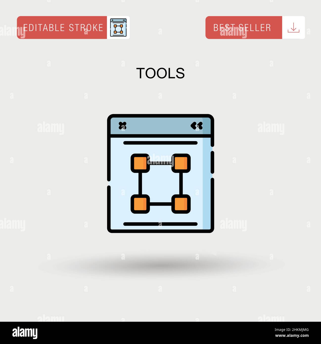 Tools Simple vector icon Stock Vector Image & Art - Alamy
