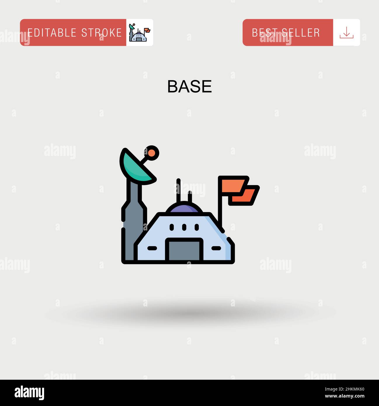 Base Simple vector icon Stock Vector Image & Art - Alamy