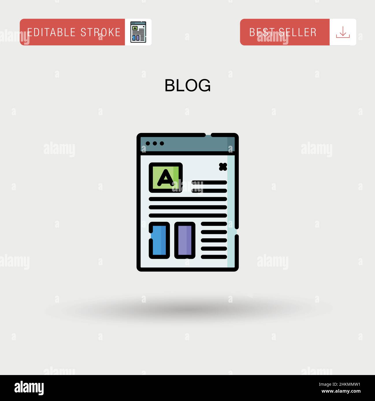 Lifestyle blog Stock Vector Images - Alamy