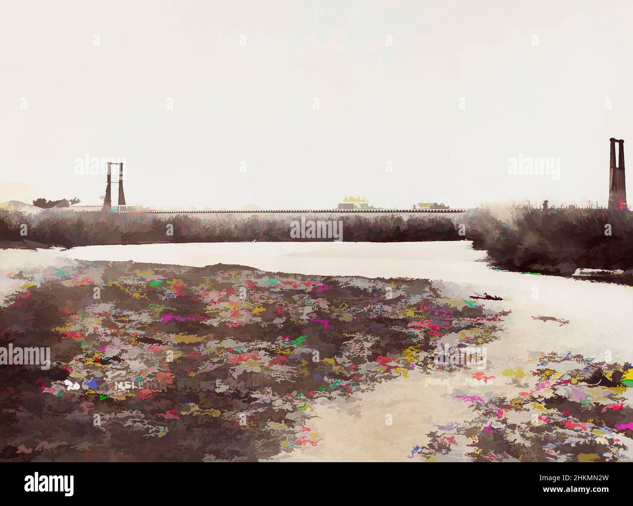 Art inspired by Melling Bridge, Lower Hutt, Muir & Moodie studio ...