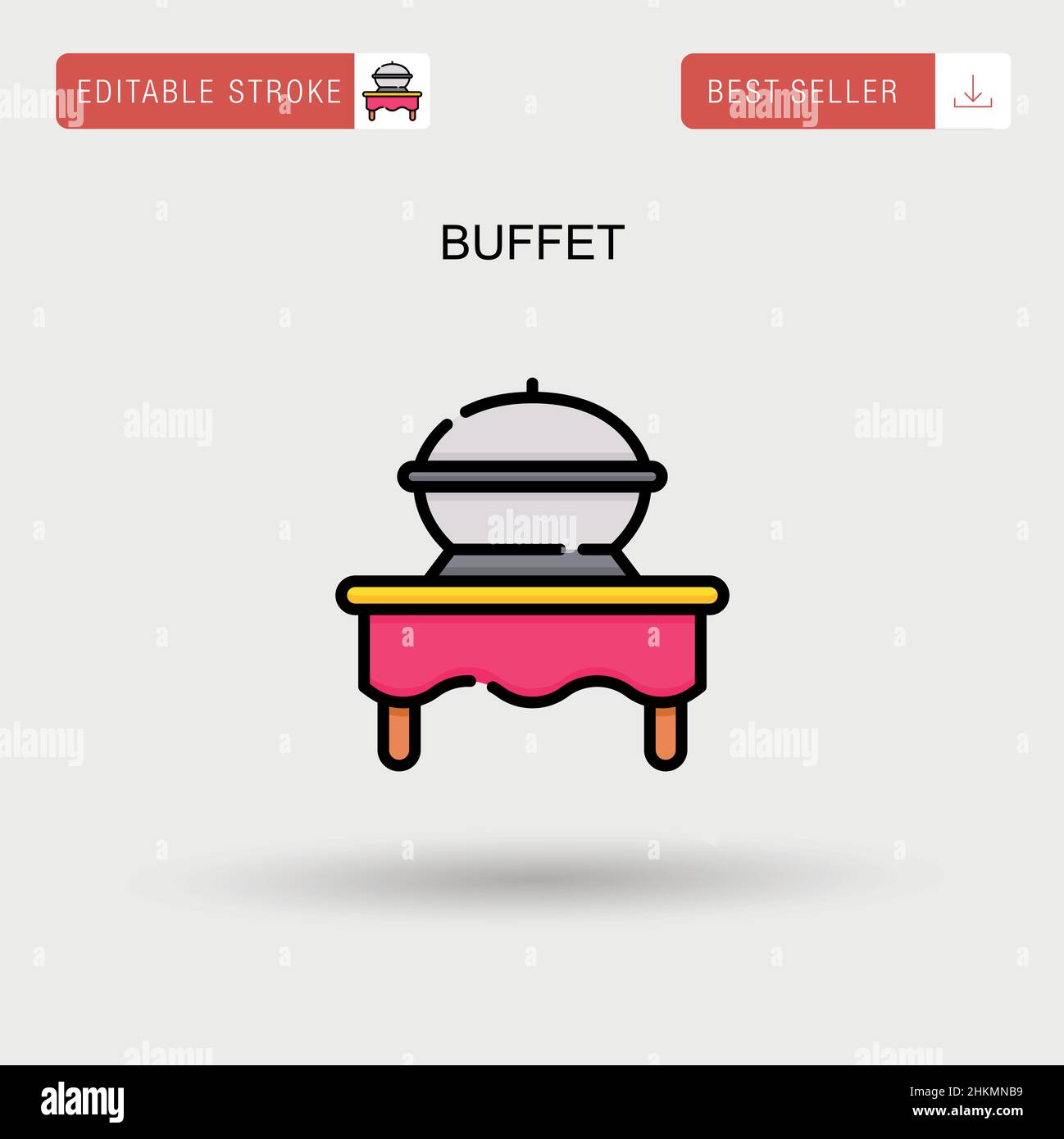 Buffet restaurant Stock Vector Images - Alamy