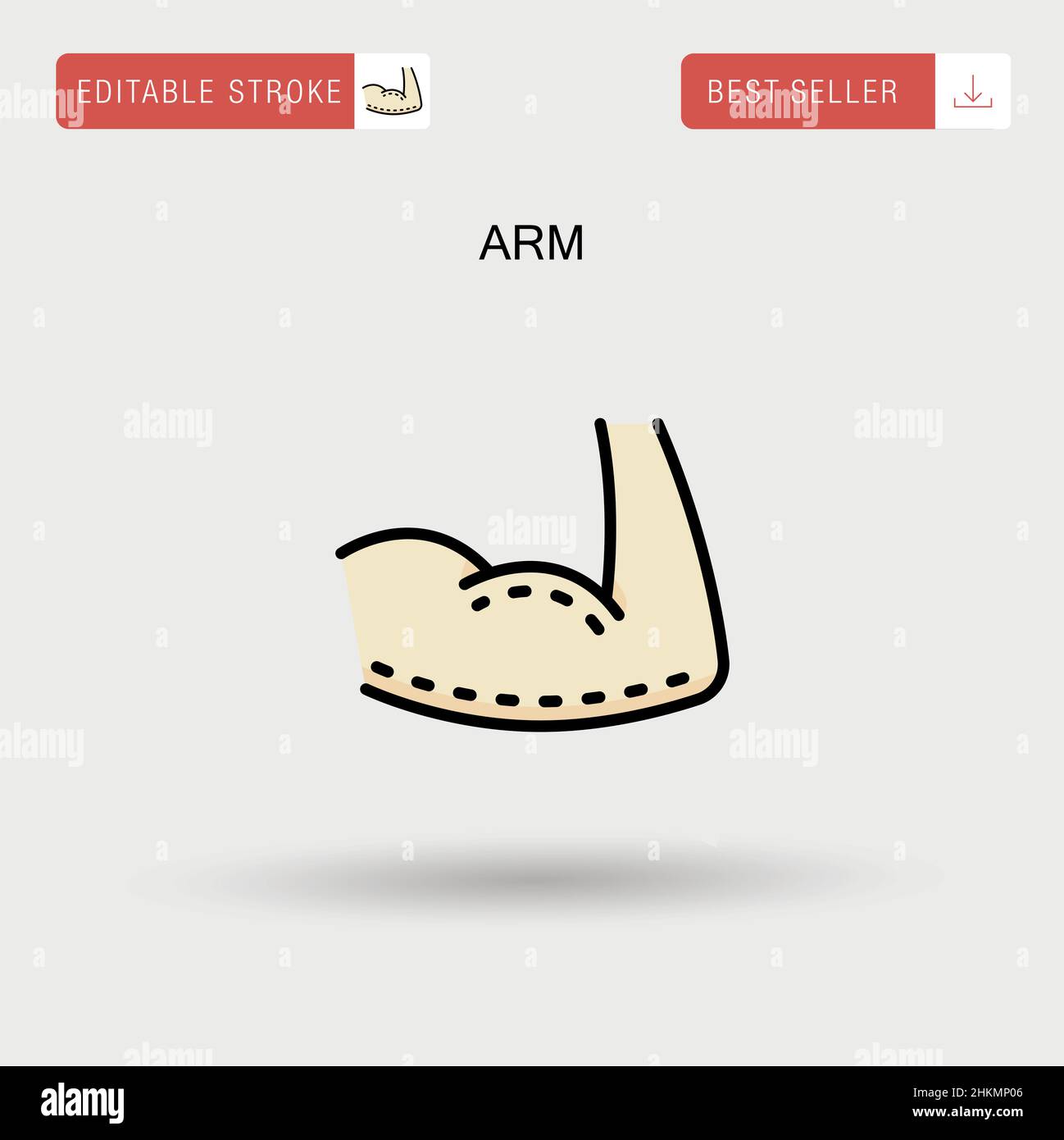 Woman arm isolated Stock Vector Images - Alamy