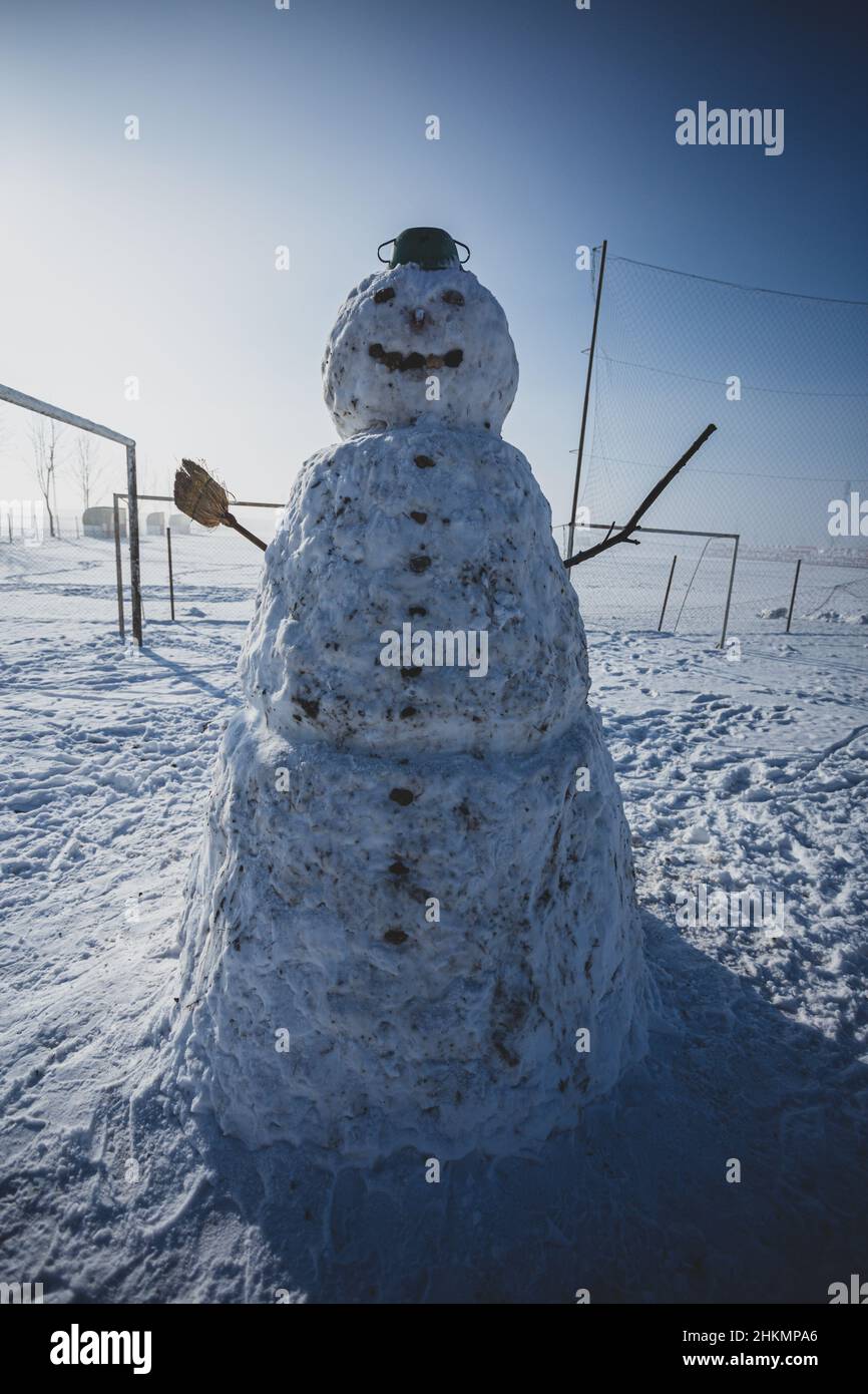 Snowman football hi-res stock photography and images - Alamy