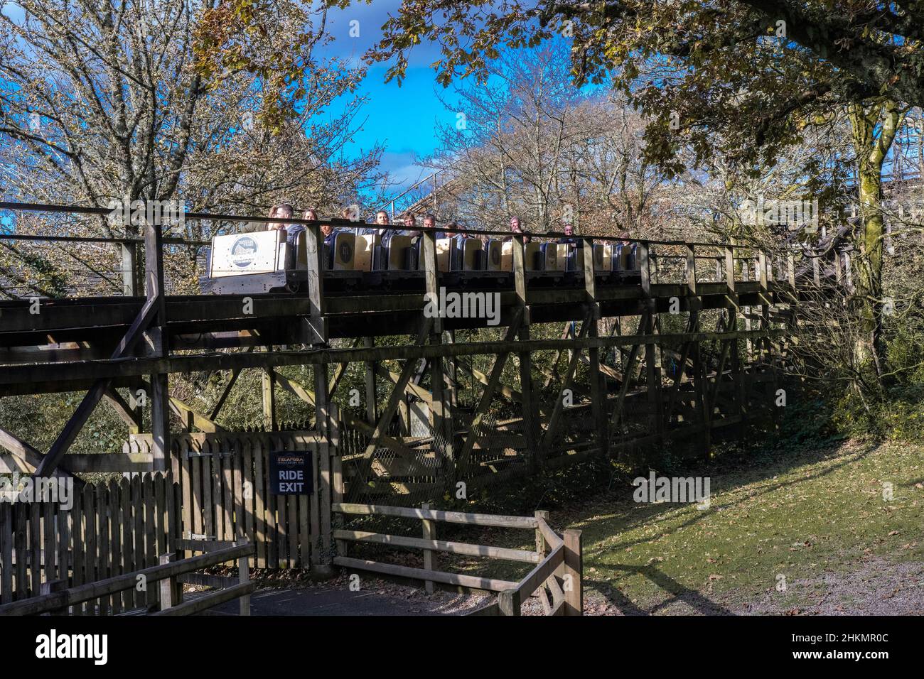 Oakwood Theme Park, Speed No Limits Rollercoaster , Megafobia Wooden ...
