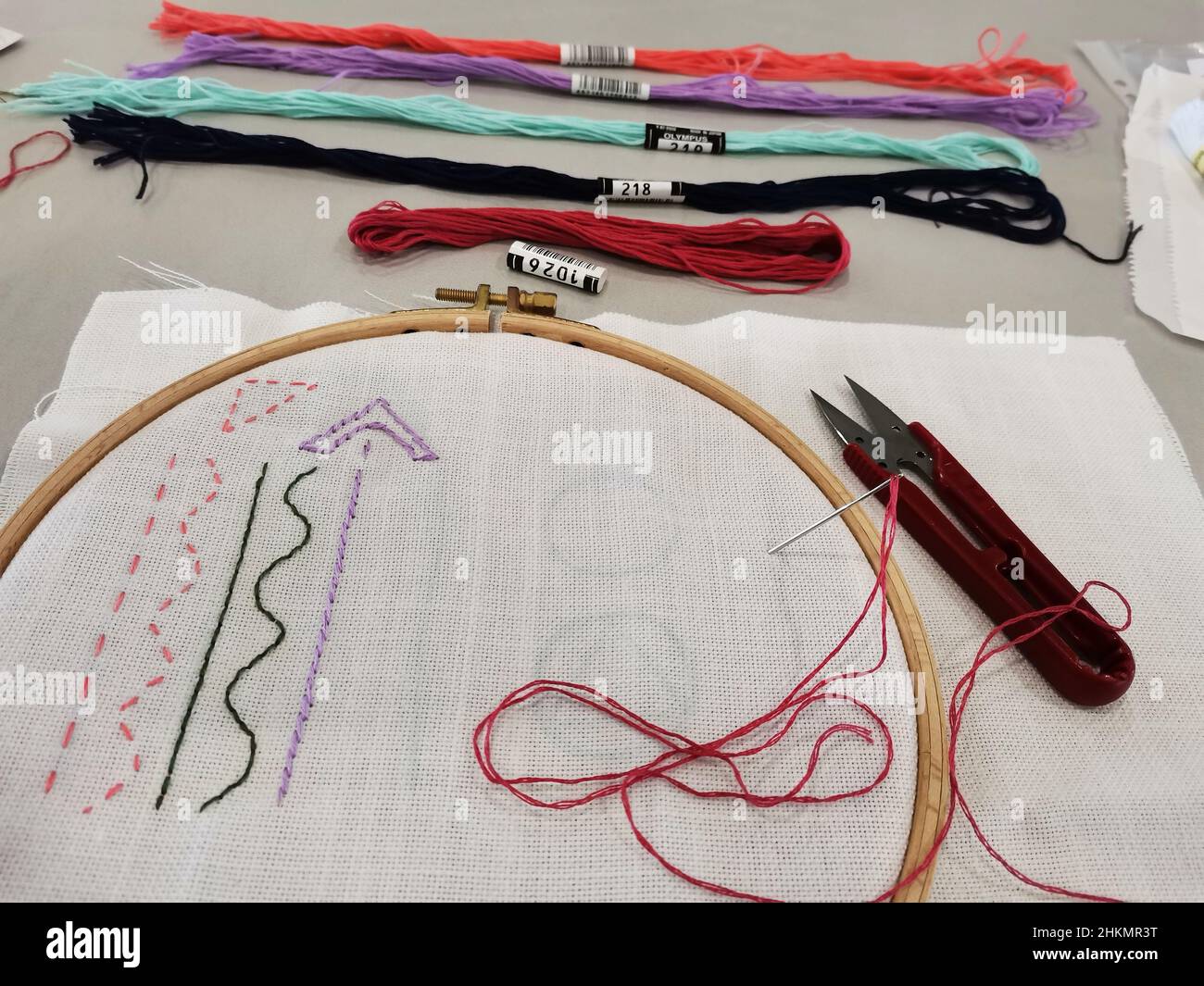 Thai women people study learning art handicrafts class handmade ...