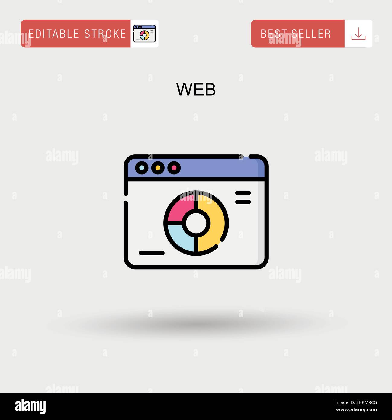 Web Simple vector icon Stock Vector Image & Art - Alamy