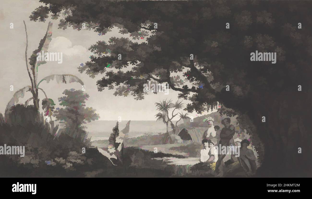 Art inspired by View in the Island of Tanna, William Woollett, engraver ...