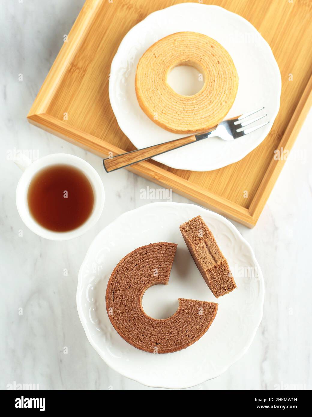 Baumkuchen Cake German Confectionery, Yosei no Mori or Forest of the ...