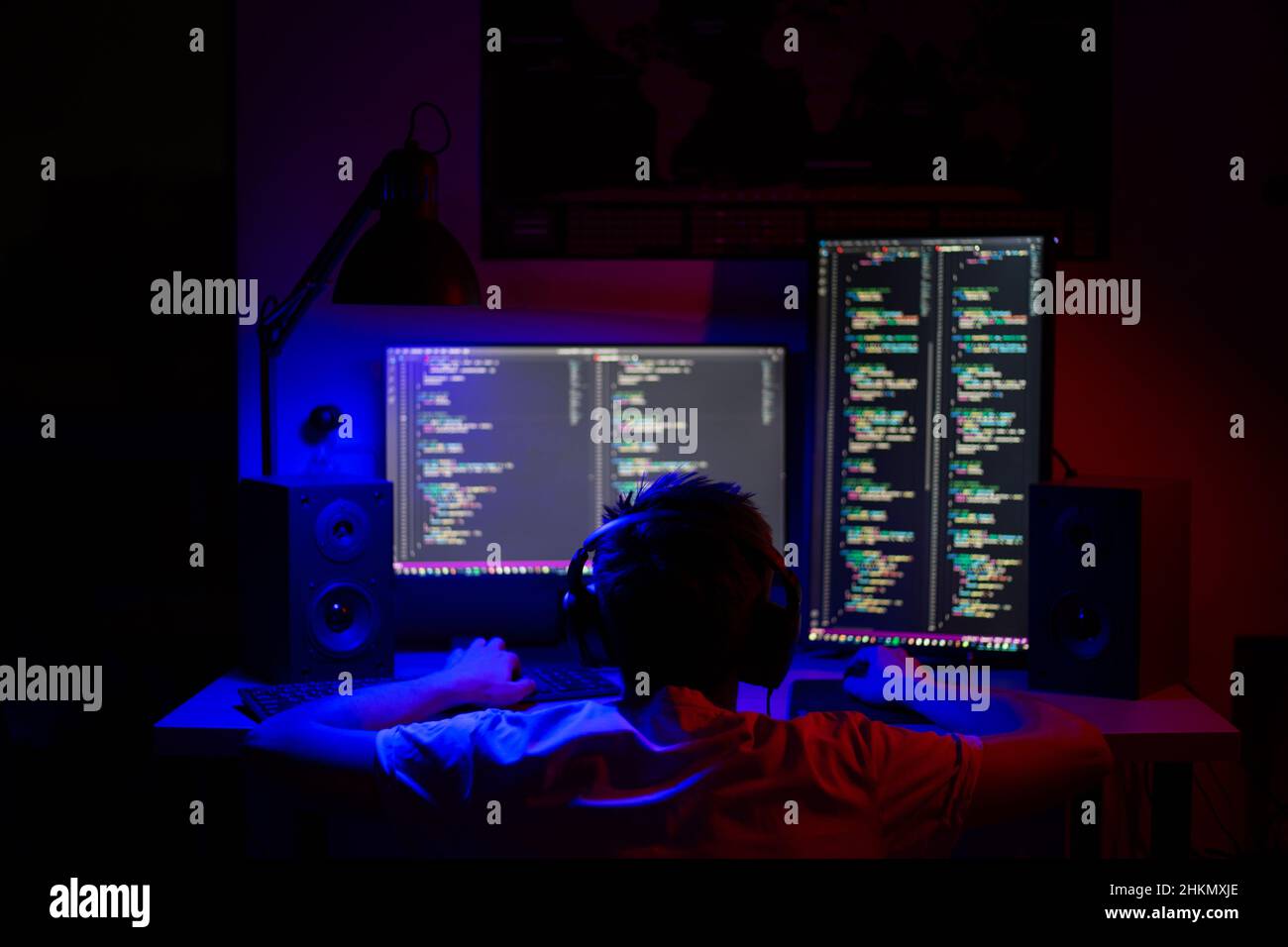 Boy computer study table hi-res stock photography and images - Alamy