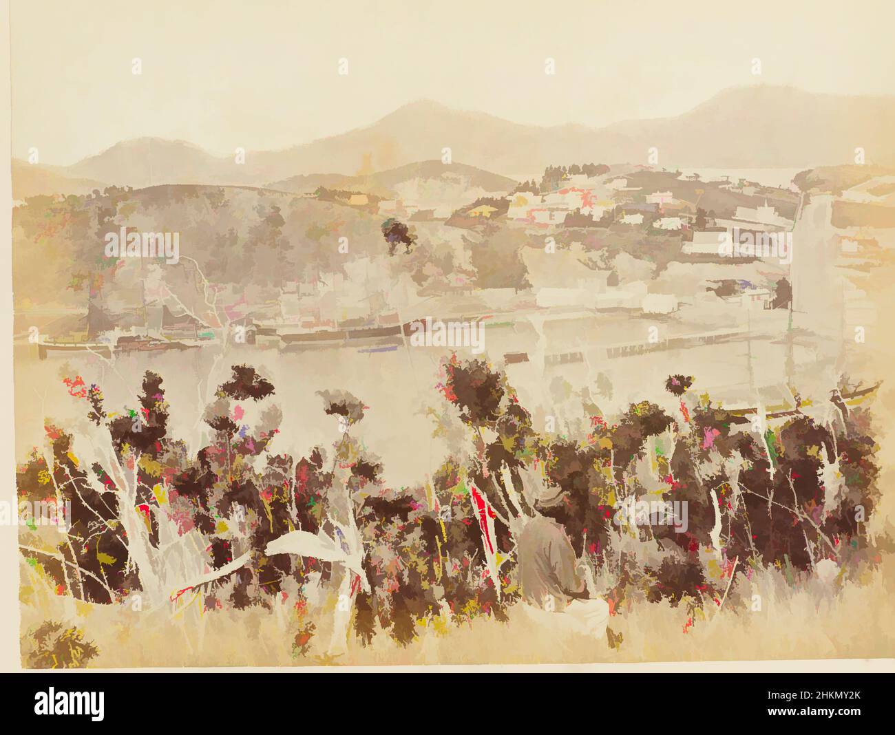 Art inspired by Port Chalmers from the Hurunui Bluff Railway. From the ...