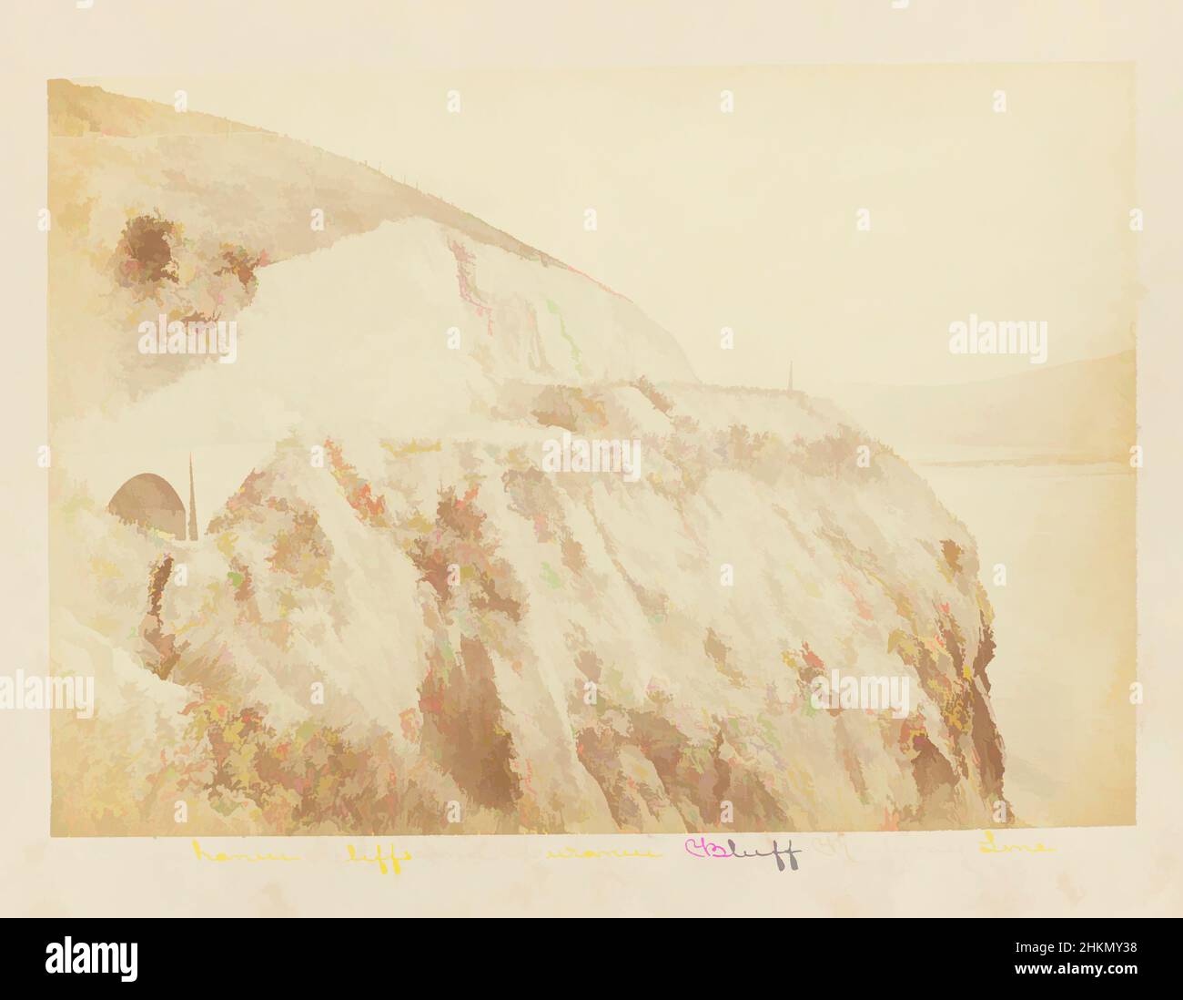 Art inspired by Purakanui Cliffs and Hurunui-Bluff Railway Line. From ...